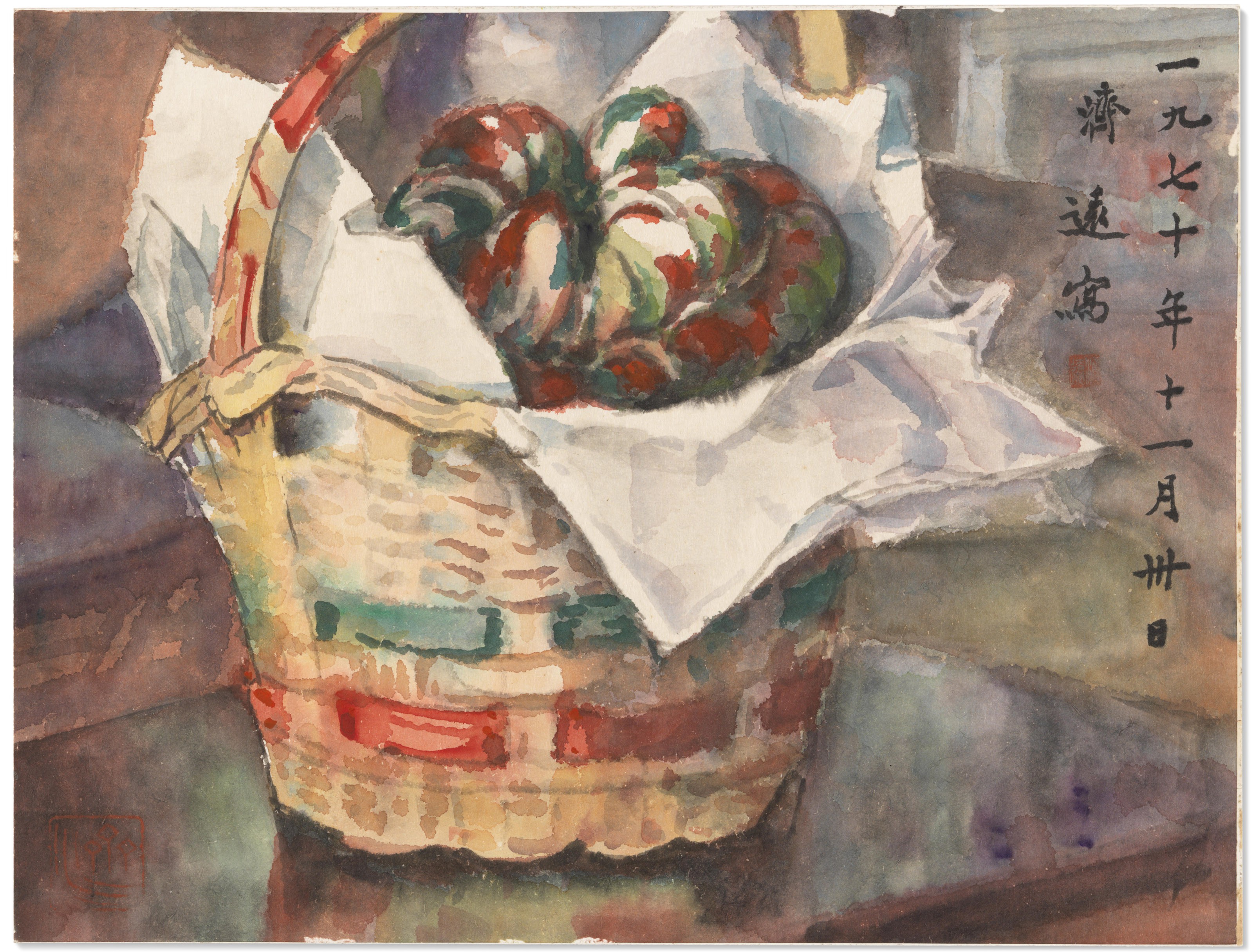 WANG JIYUAN (1893-1975), Basket | Christie’s