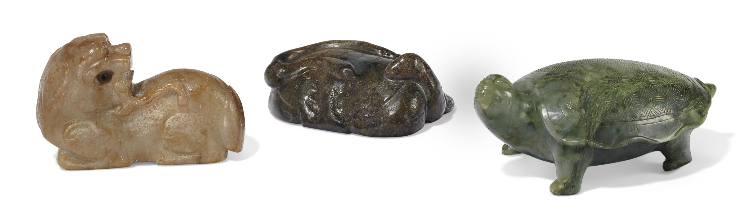 TWO JADE ANIMAL CARVINGS, MING DYNASTY (1368-1644) | Christie’s
