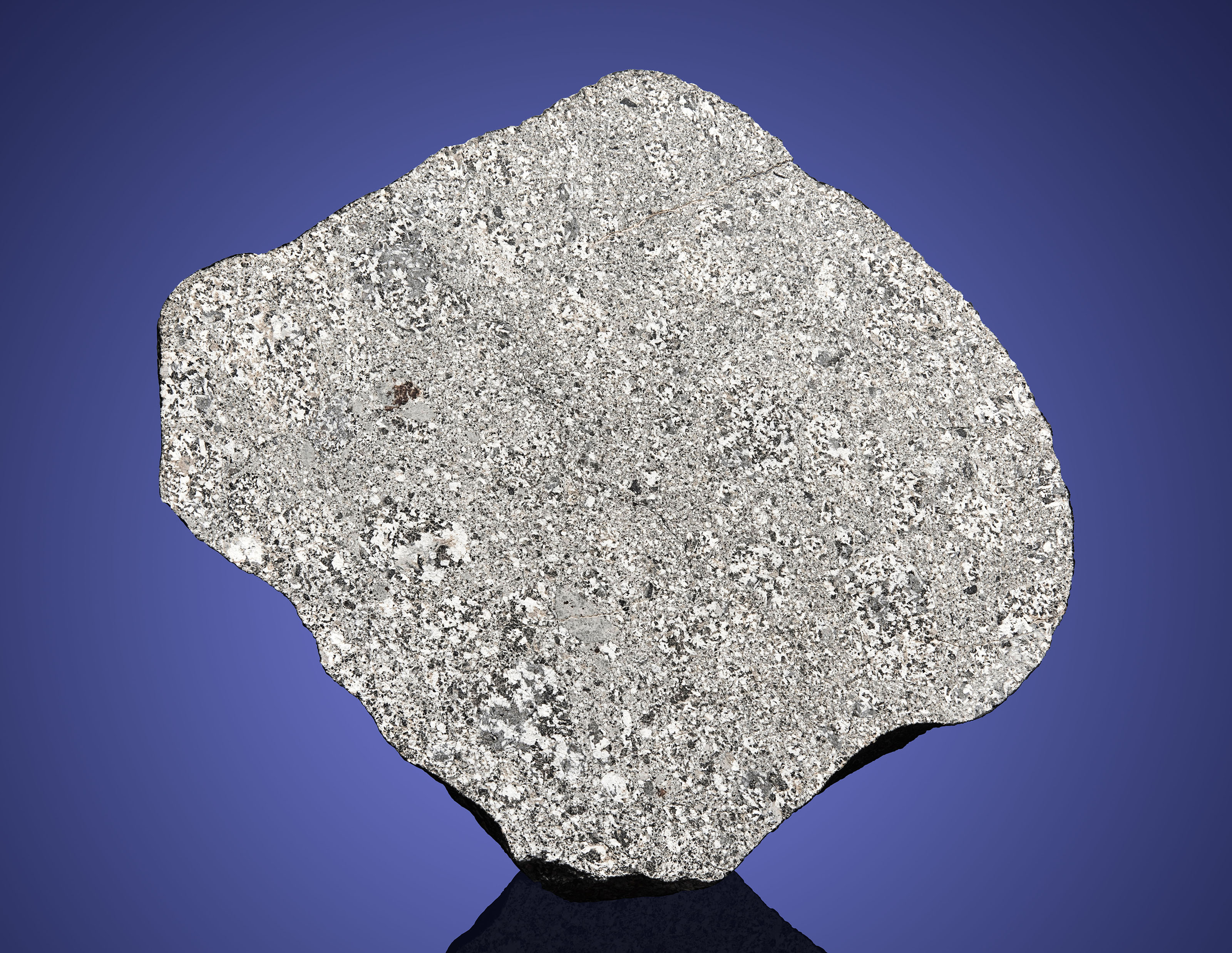 ENDPIECE OF A METEORITE FROM THE ASTEROID VESTA, INTERIOR AND EXTERIOR ...