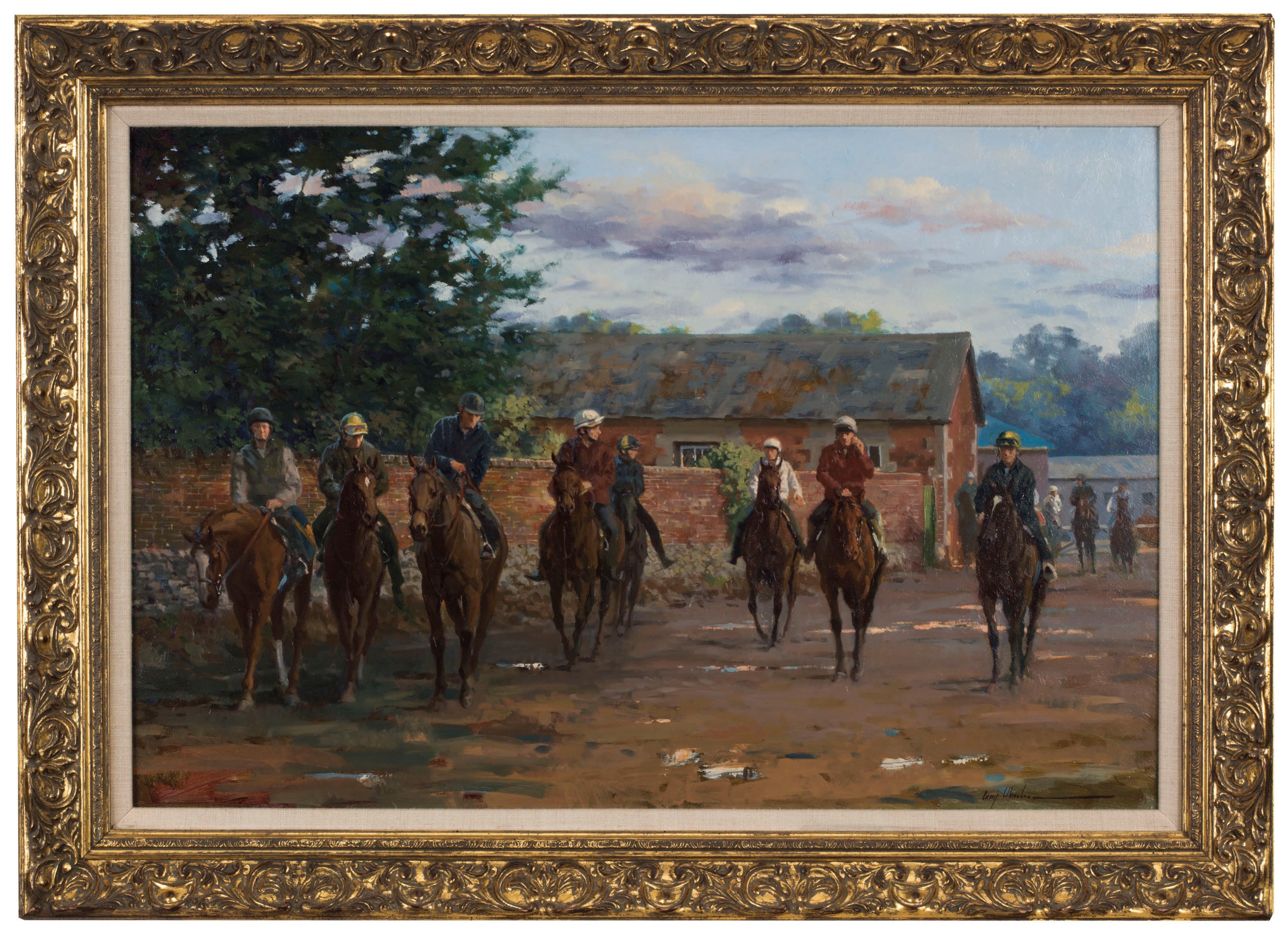 Larry Dodd Wheeler (American, b. 1942), Newmarket lane | Christie's