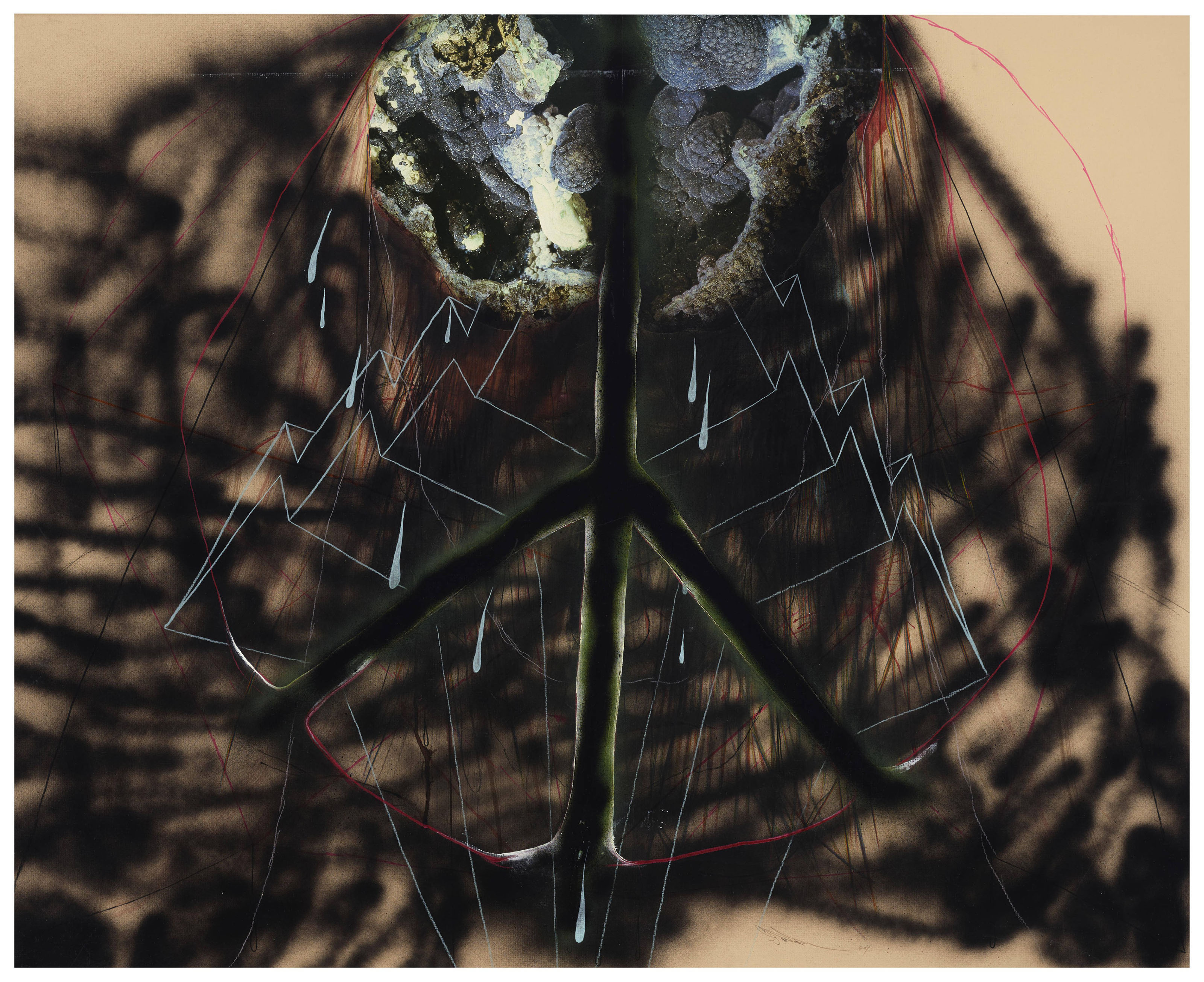 Sterling Ruby (b. 1972), Peace Symbol | Christie’s