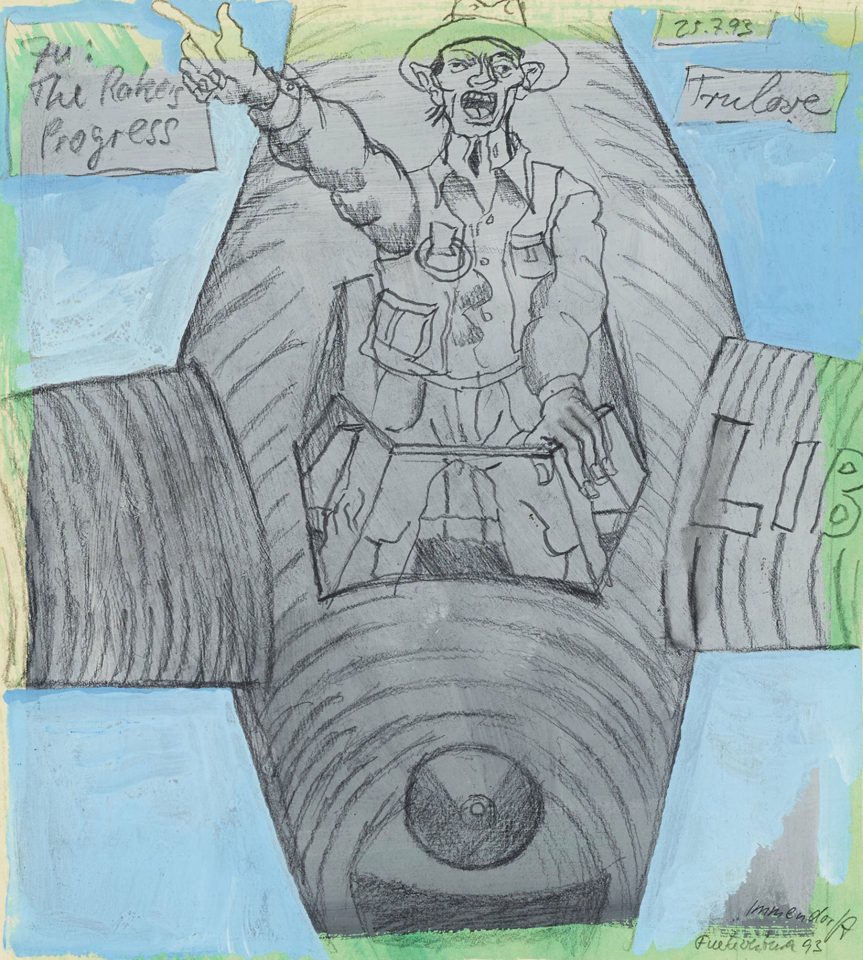 Jorg Immendorff (1945-2007), Untitled (The Rake's Progress) | Christie’s