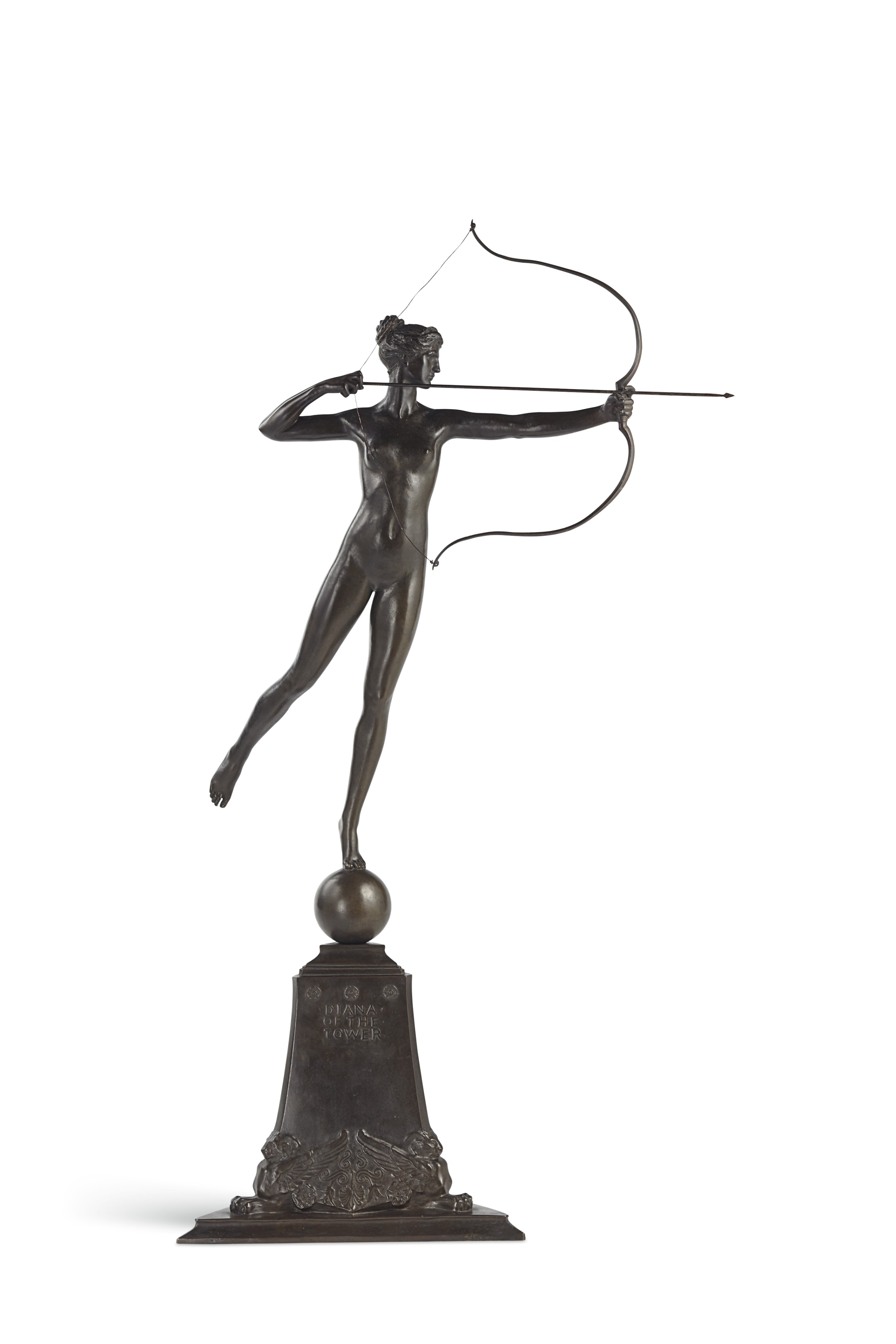Augustus Saint-Gaudens (1848-1907) , Diana of the Tower | Christie's