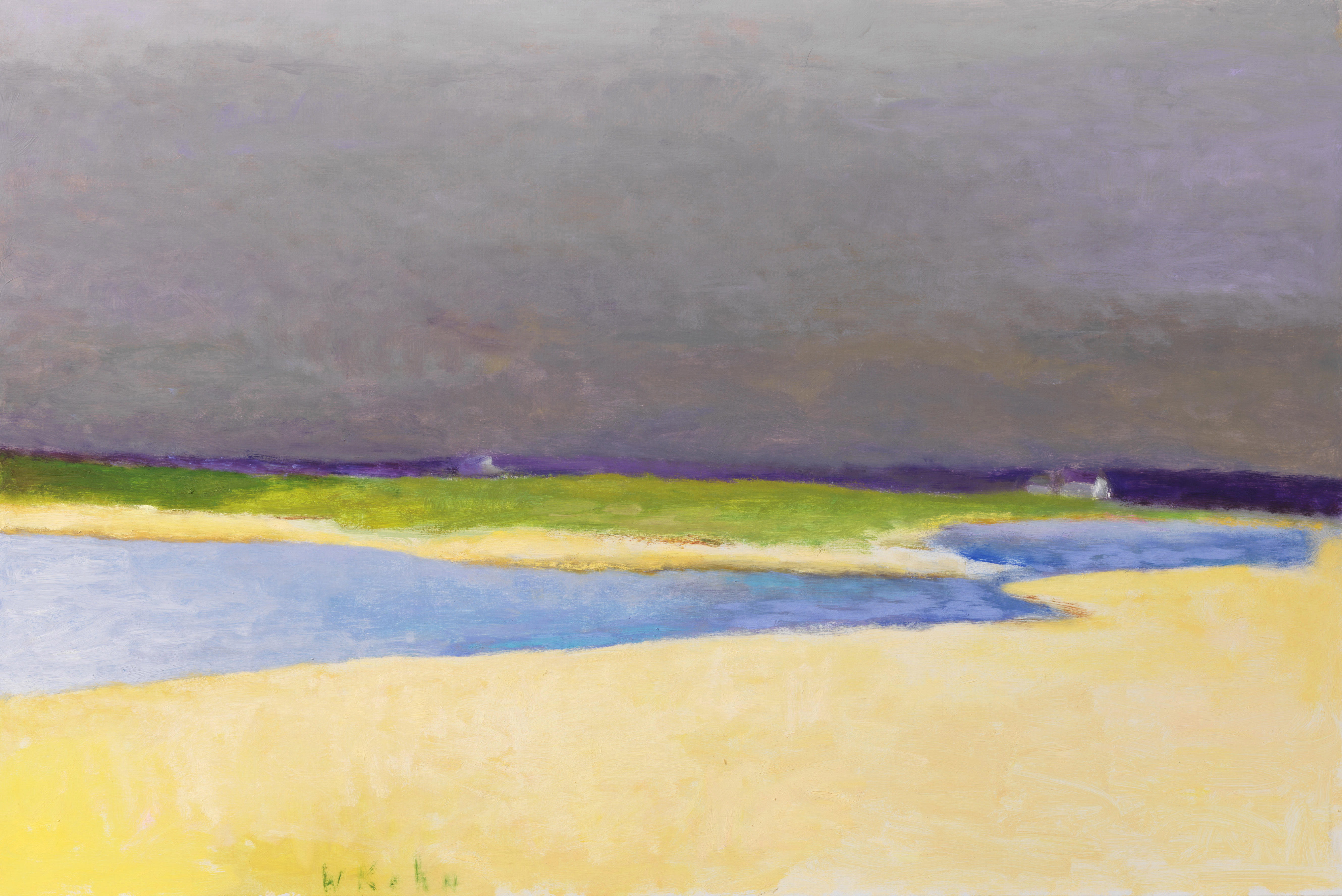 Wolf Kahn (b. 1927), At Blackhawk Pond | Christie’s