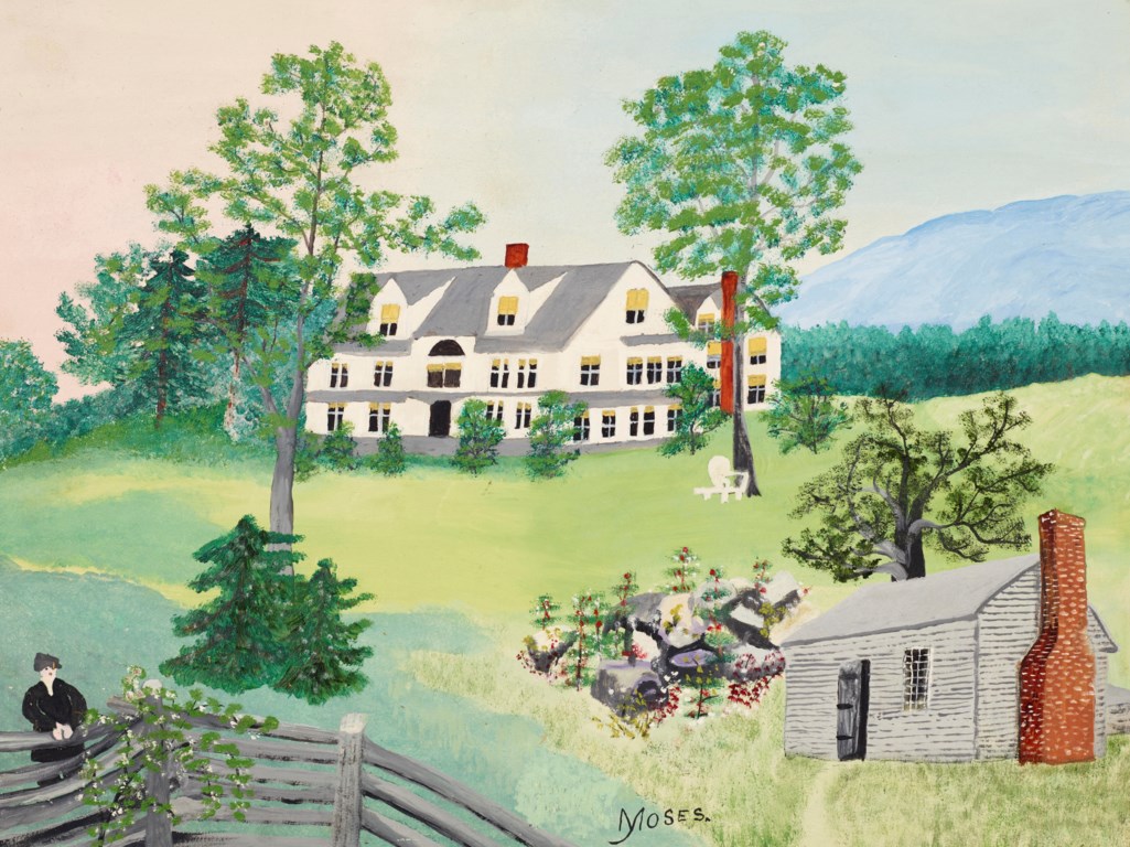 Anna Mary Robertson 'Grandma' Moses (1860-1961), Home in Manchester ...