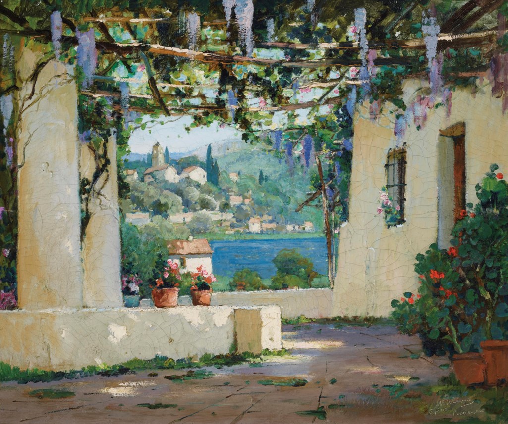 Anthony Thieme (1888-1954), Patio Mediterreaneo | Christie’s