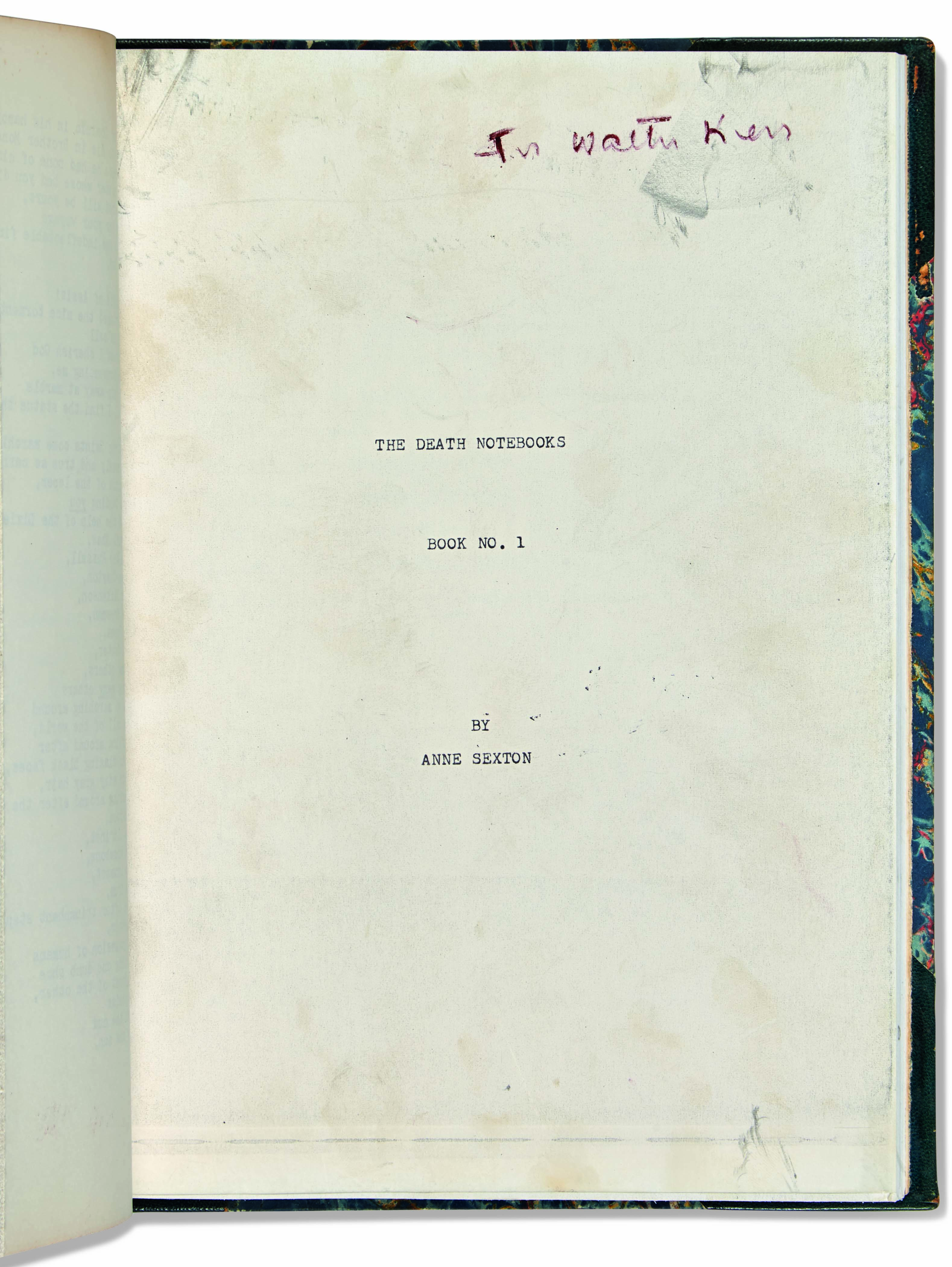 SEXTON, Anne (1928-1974). Two typed letters signed ("Anne Sexton") to ...