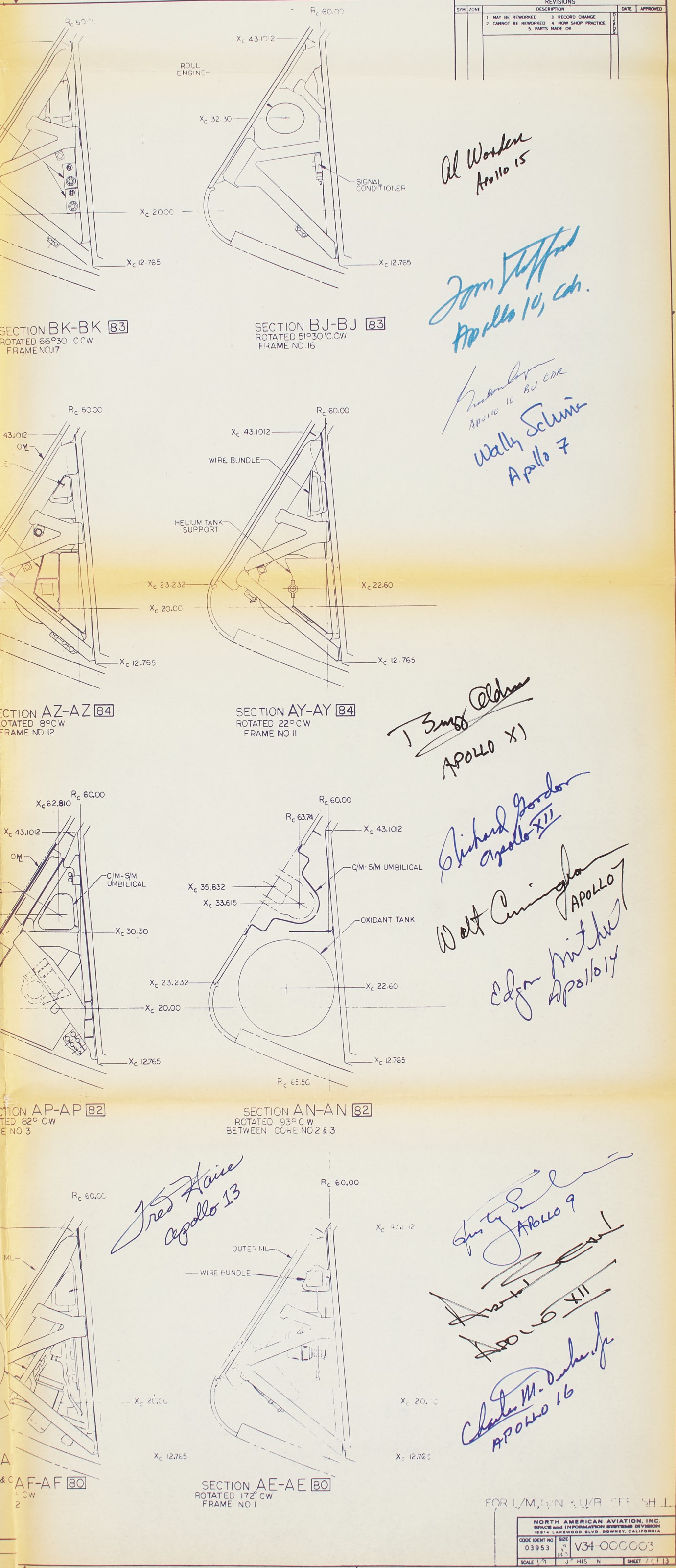COMMAND MODULE ROCKET ENGINE – Propulsion System Component, Part Name ...