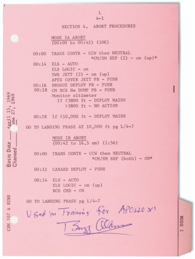 APOLLO 11 LAUNCH CHECKLIST – Apollo 11 Launch Operations Checklist ...