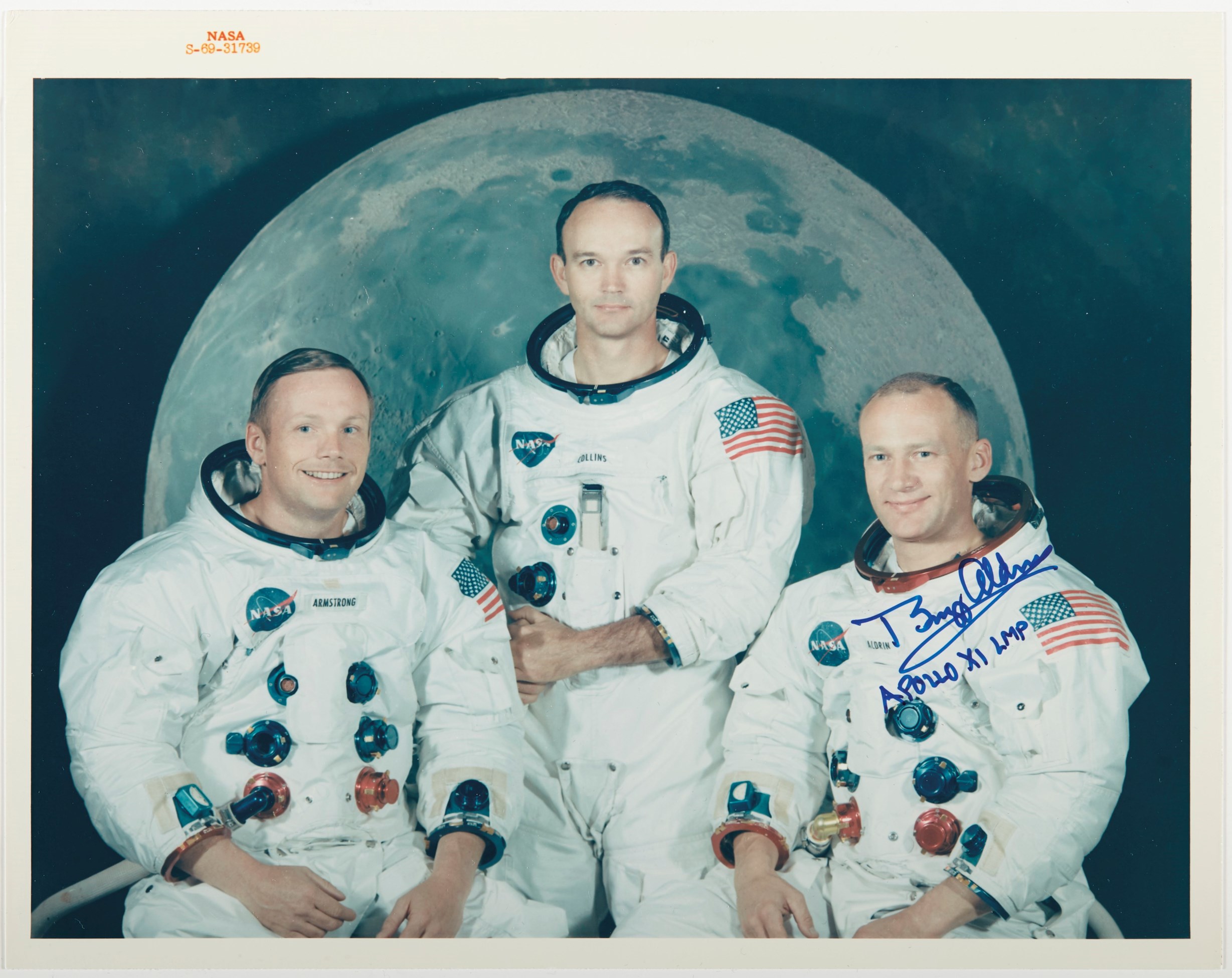 APOLLO 11 CREW – Photograph signed. 1969. | Christie's