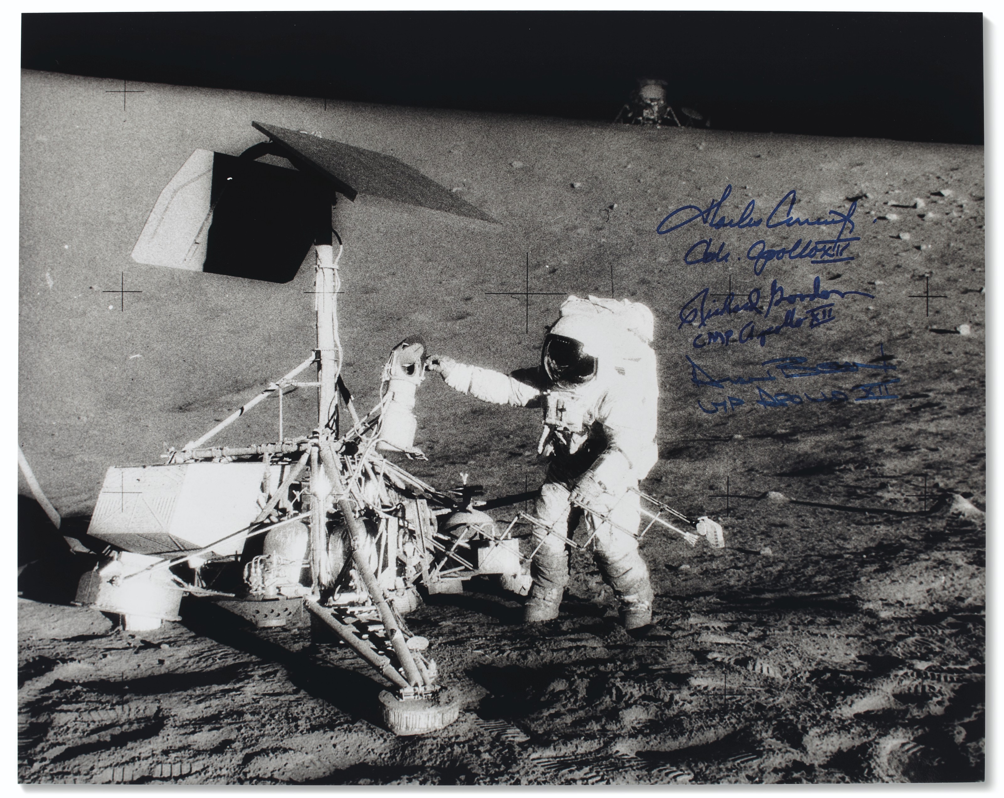 SURVEYOR 3 SPACECRAFT – Photograph signed.