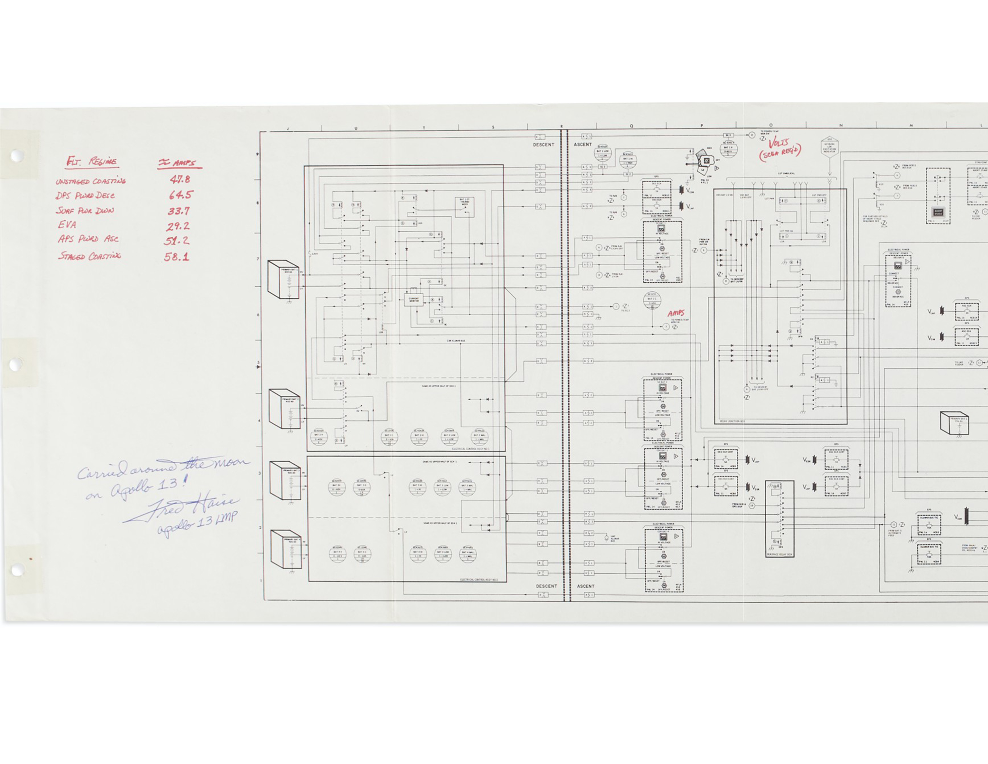Apollo 13 Lunar Module Schematic