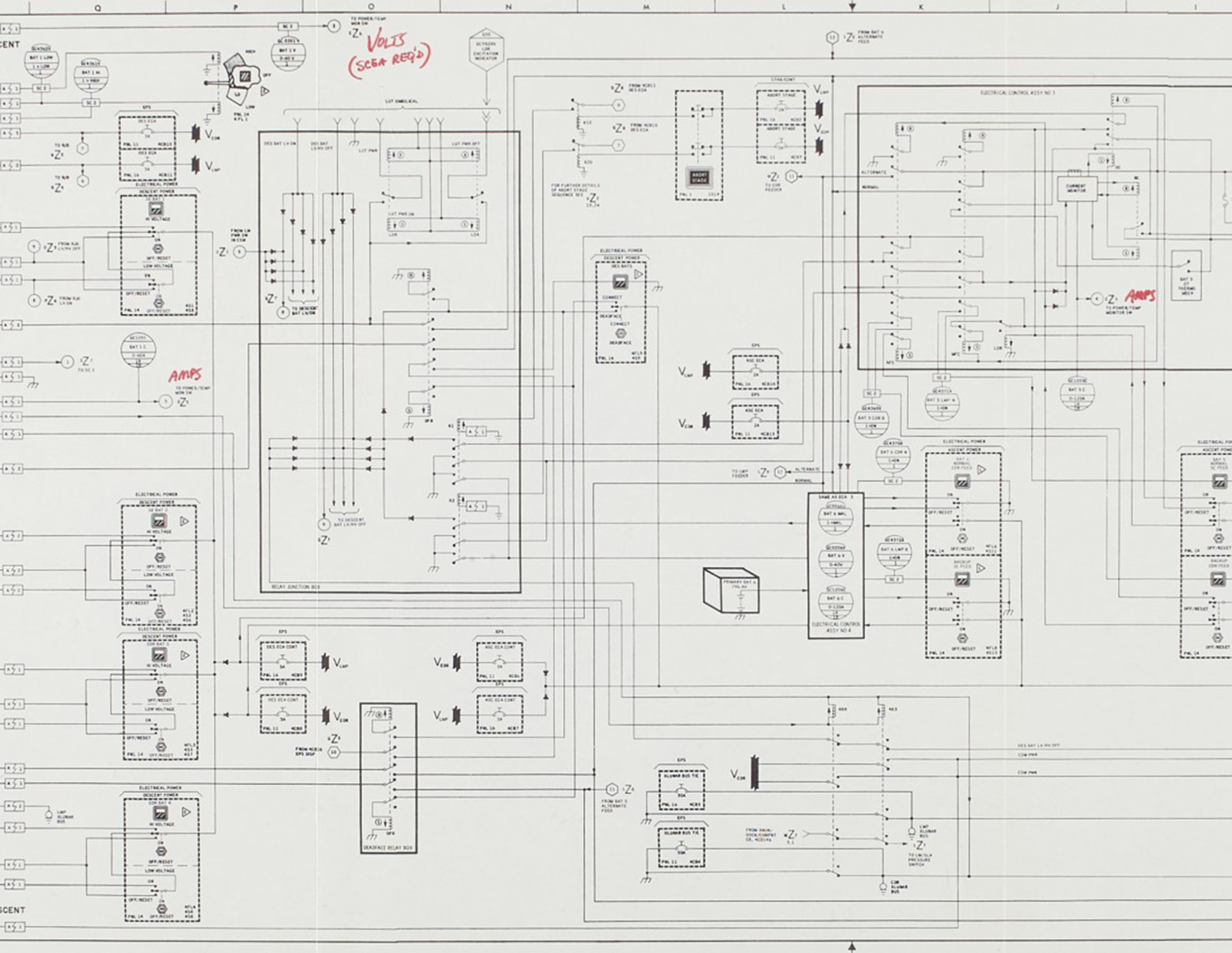 Apollo 13 Lunar Module Schematic