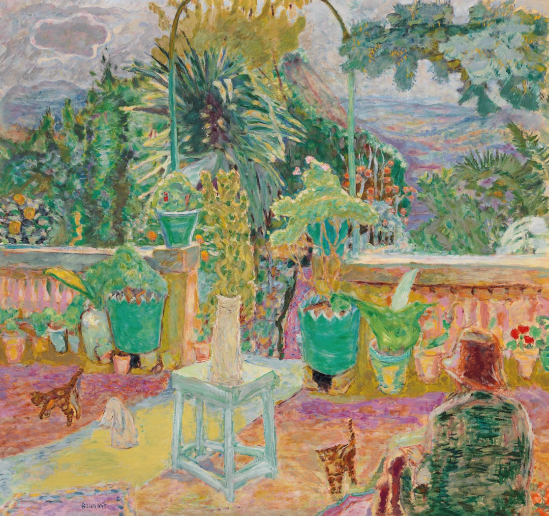 Pierre Bonnard (1867-1947), La Terrasse ou Une terrasse à Grasse ...