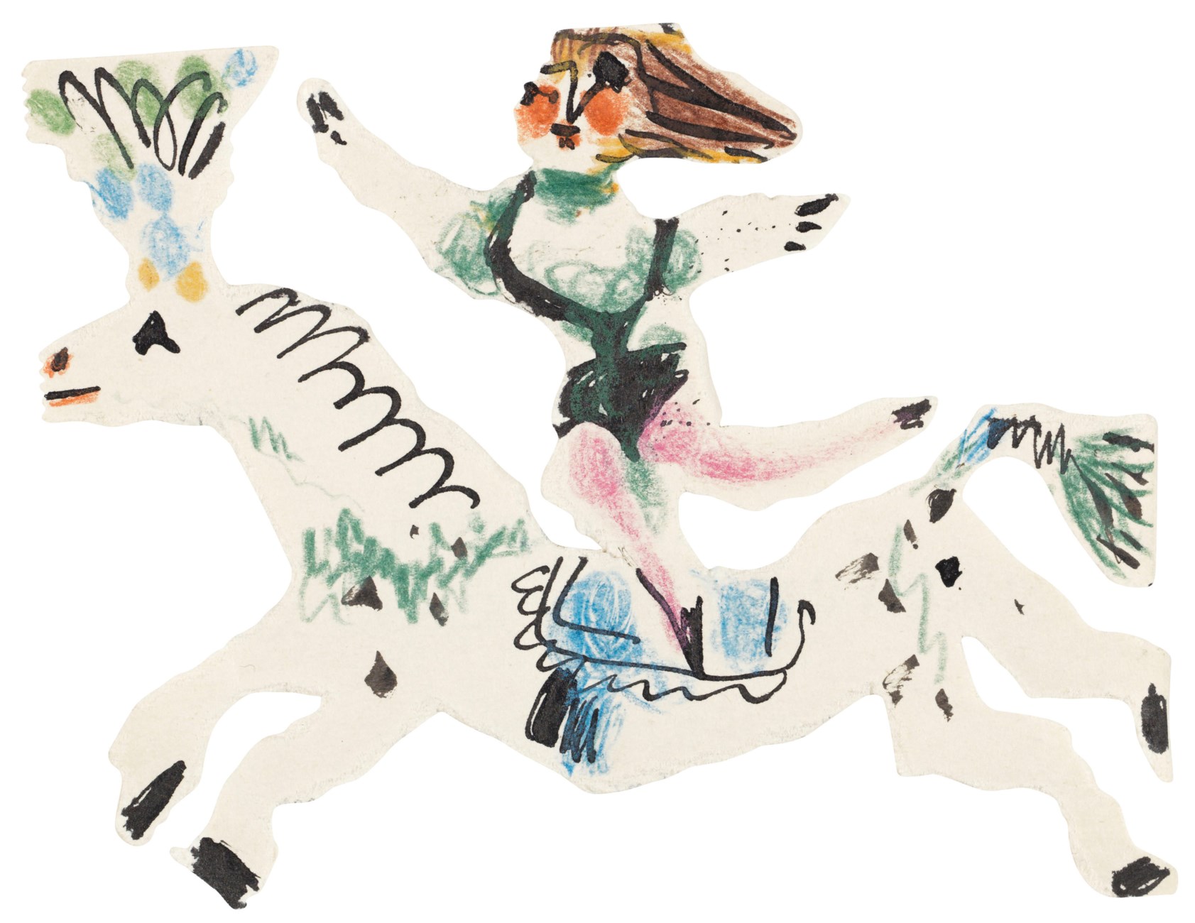 Pablo Picasso (1881-1973), Sans titre (L’écuyère) | Christie's