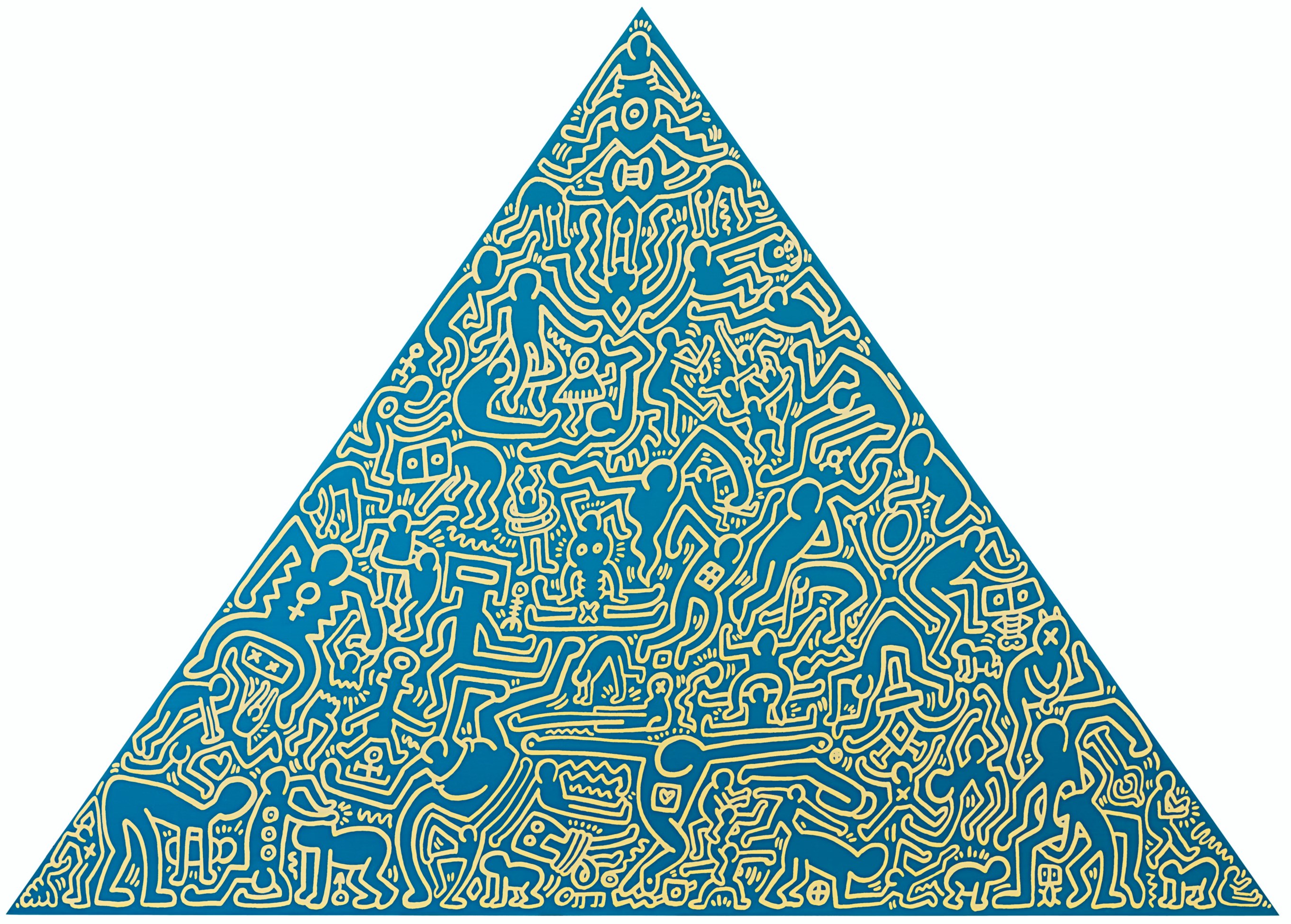 KEITH HARING (1958-1990), Pyramid: one plate | Christie's