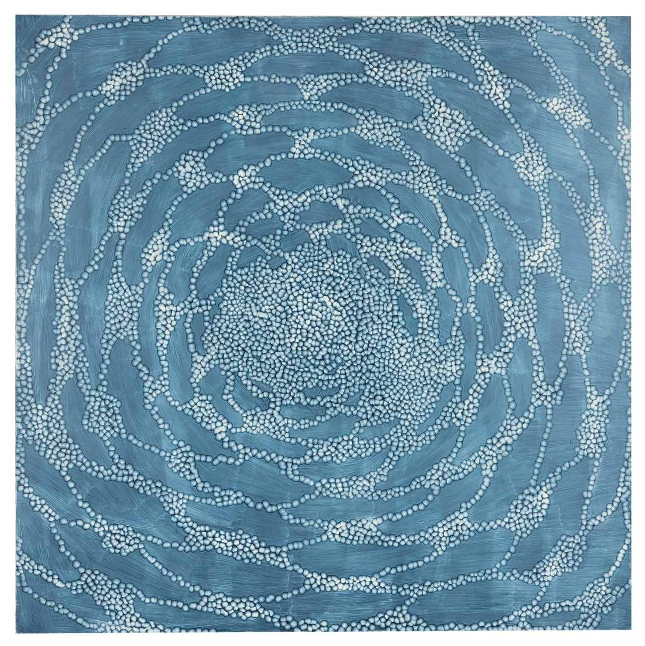 Ross Bleckner (b. 1949), Blue Net | Christie's