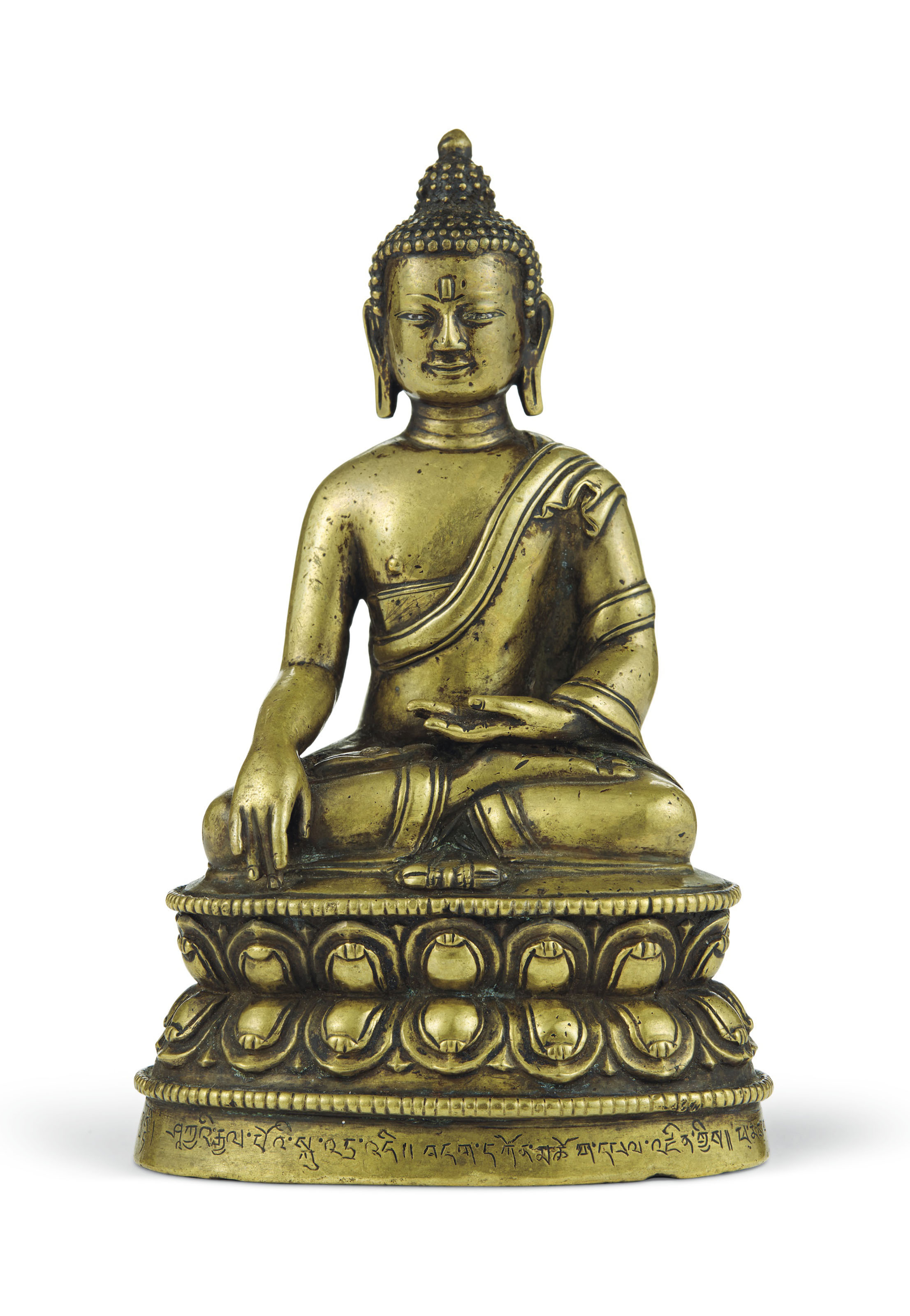 A BRONZE FIGURE OF SHADAKSHARI LOKESHVARA, TIBET, 14TH-15TH CENTURY ...