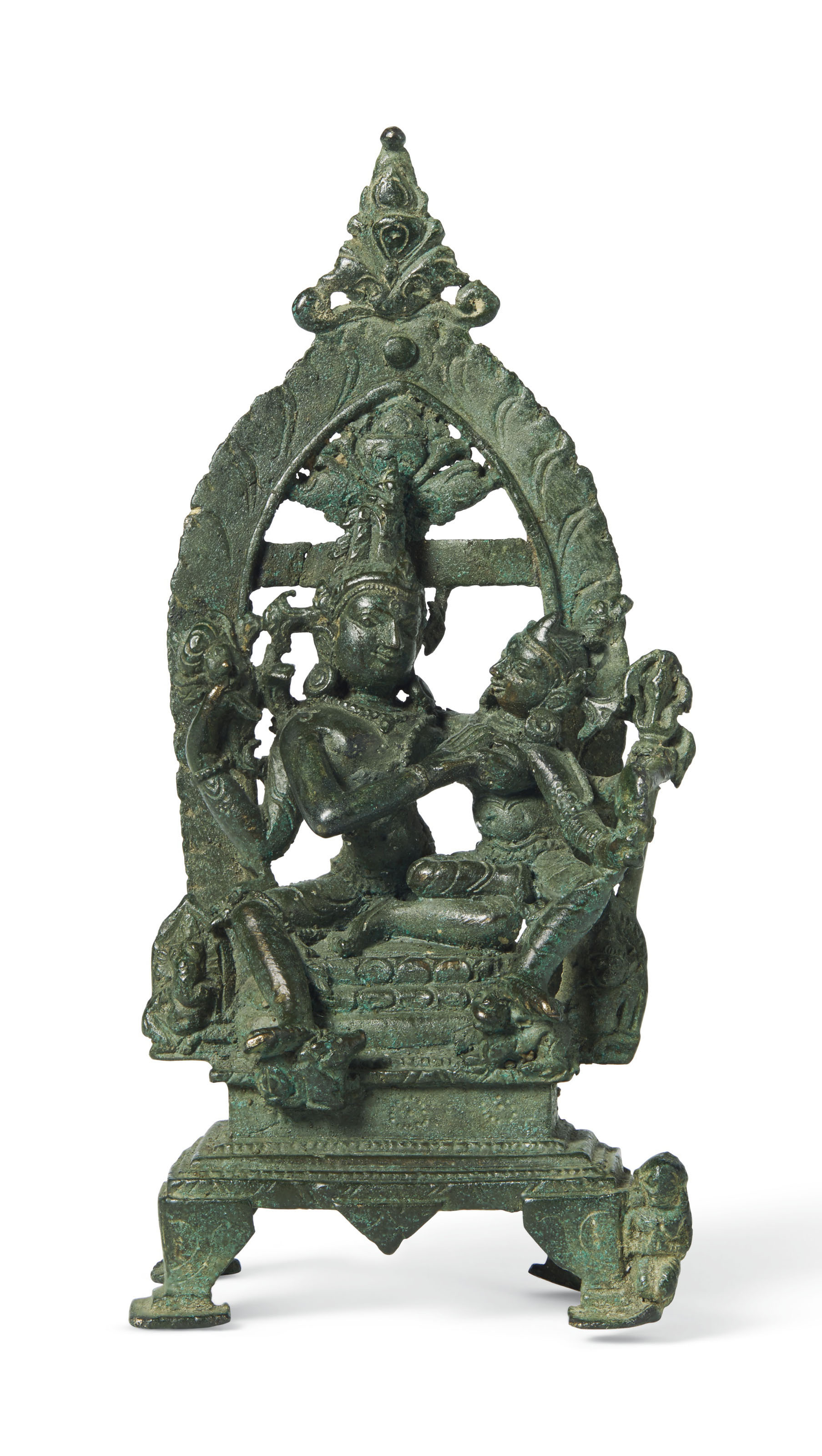 A BRONZE FIGURE OF SUBRAMANYA, SOUTH INDIA, NAYAKA PERIOD, 17TH-18TH ...