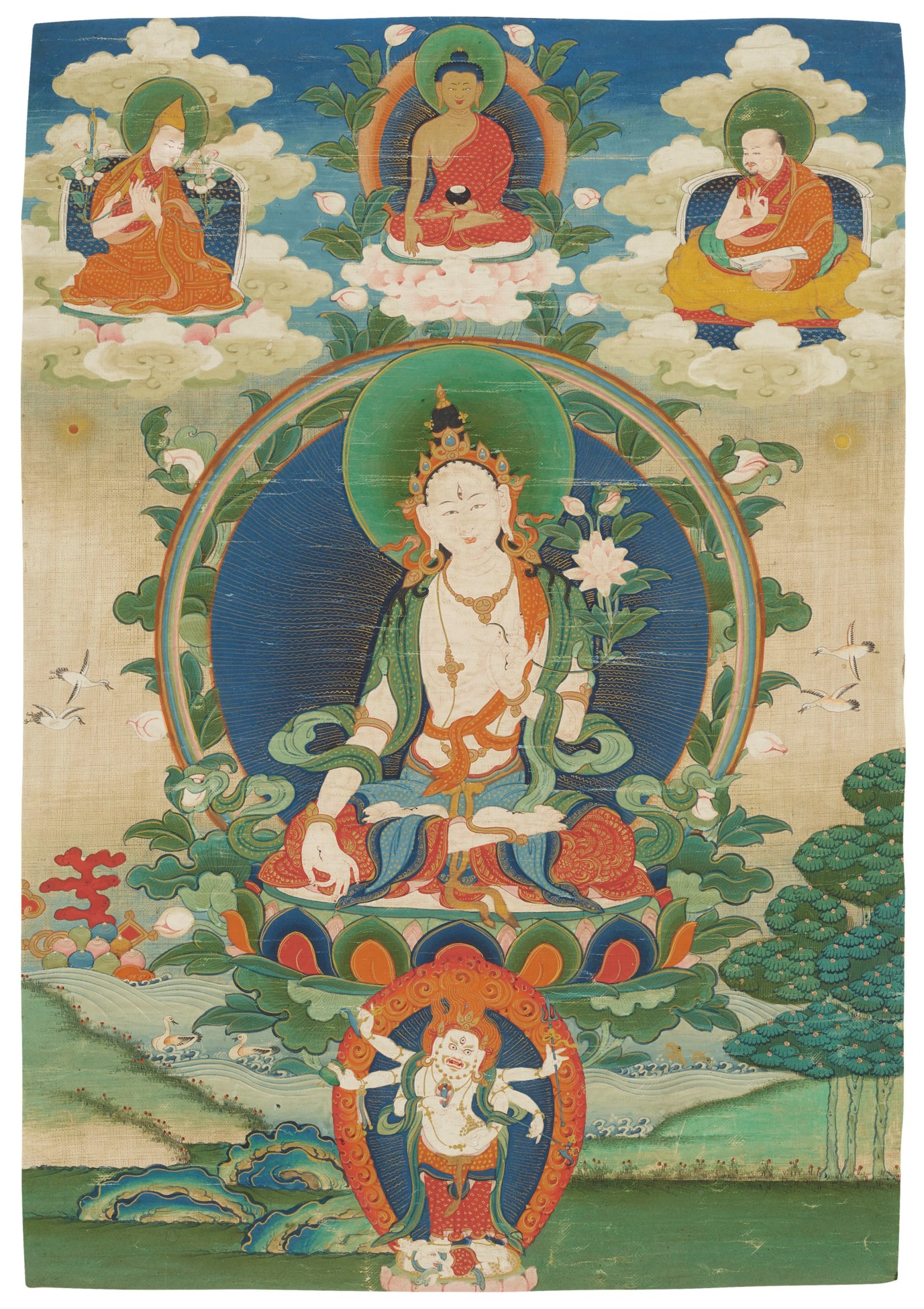 A PAINTING OF WHITE TARA, TIBET, 18TH CENTURY | Christie's