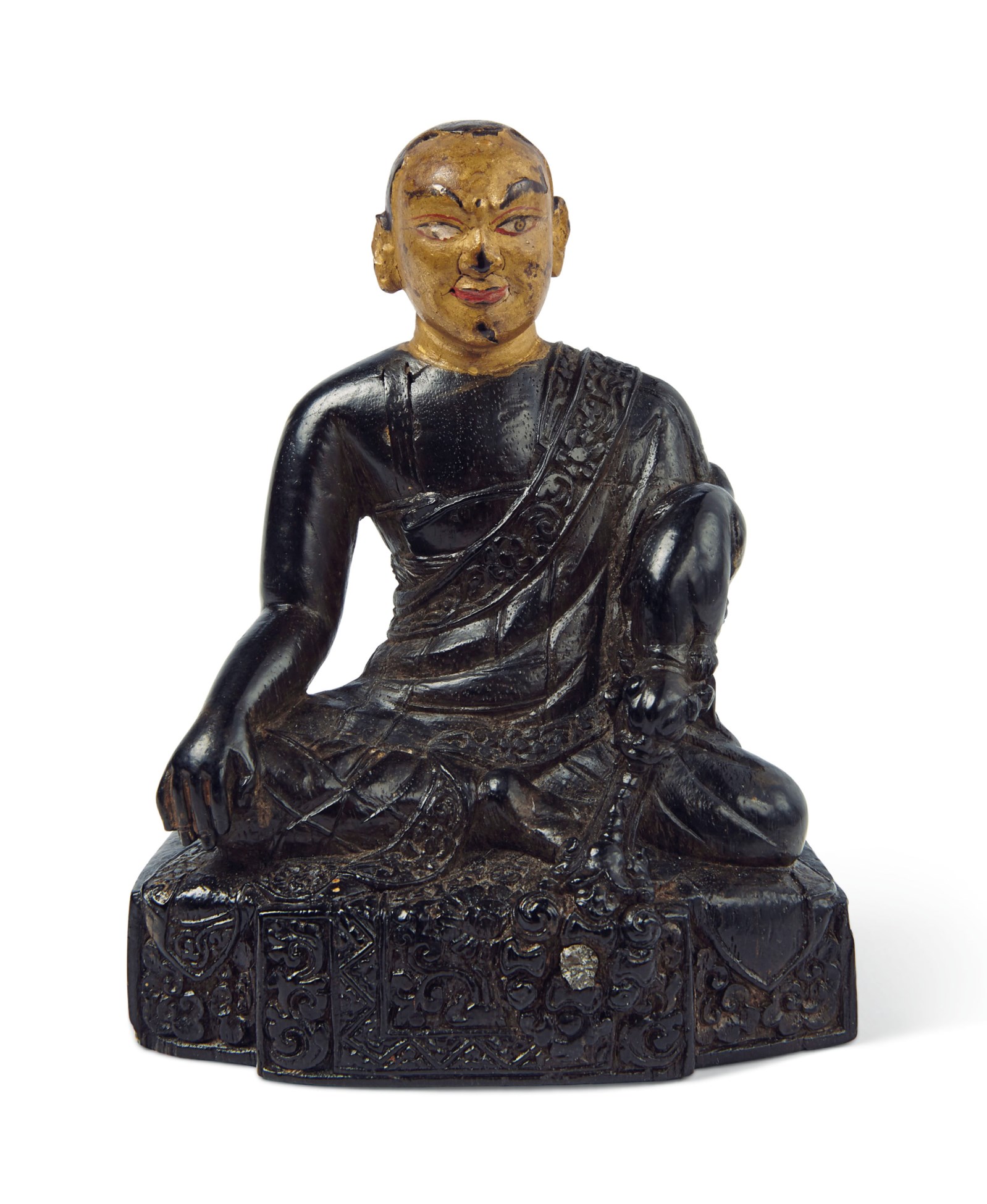 A SMALL ZITAN FIGURE OF ARHAT BAKULA, TIBET, 17TH-18TH CENTURY | Christie's
