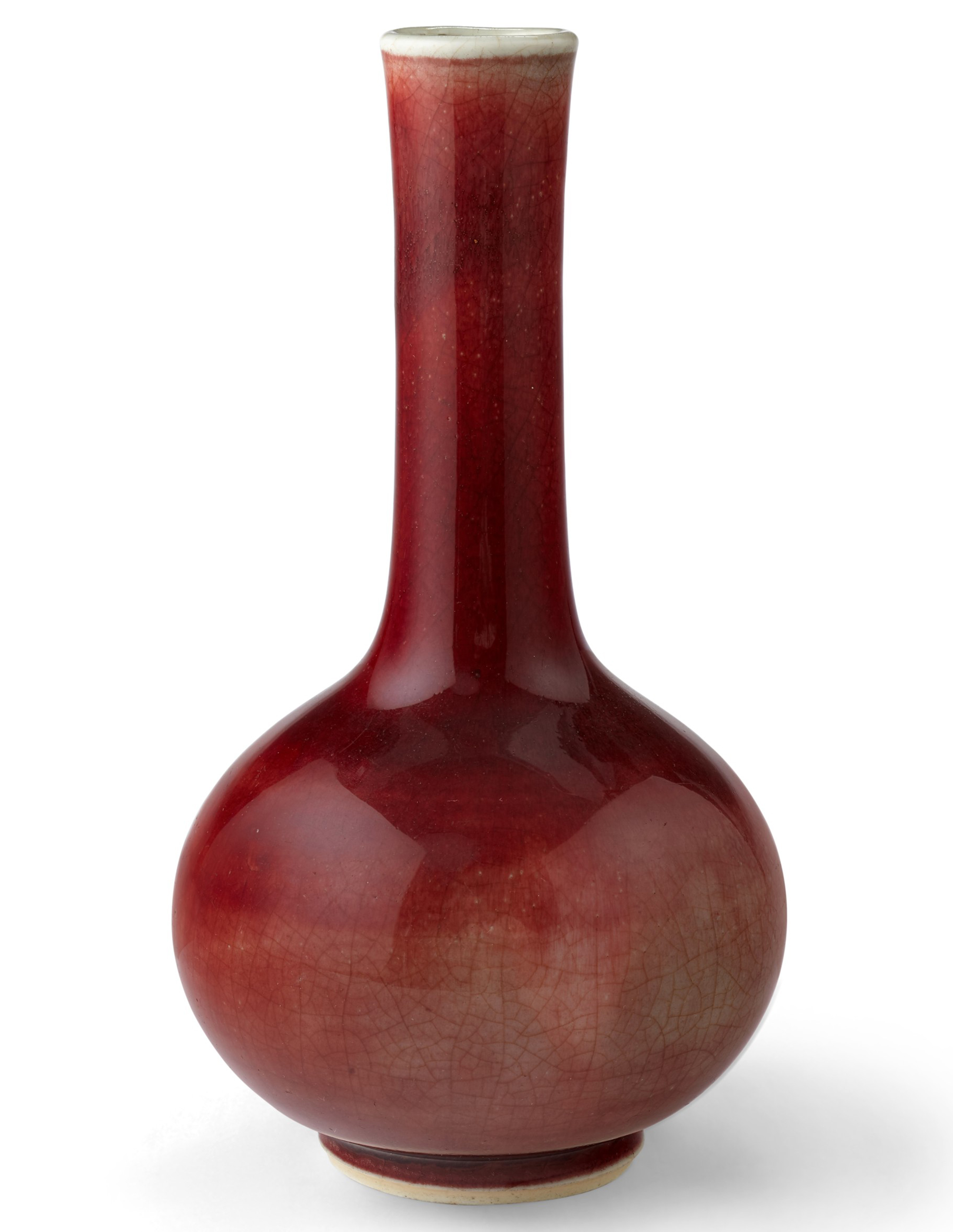 A COPPER-RED-GLAZED BOTTLE VASE, KANGXI PERIOD (1662-1722) | Christie’s