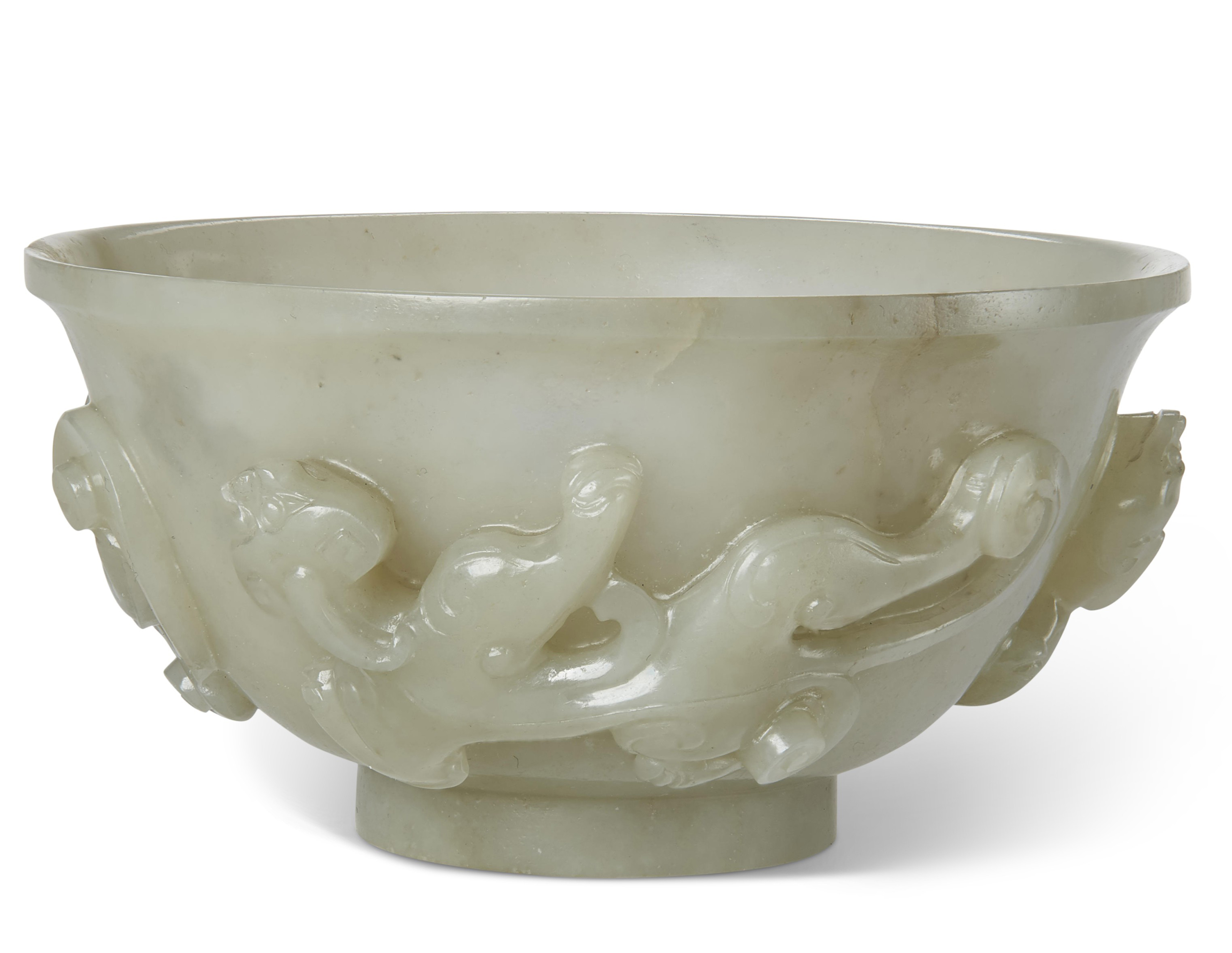 A PALE GREENISH-WHITE JADE BOWL, 18TH CENTURY | Christie’s