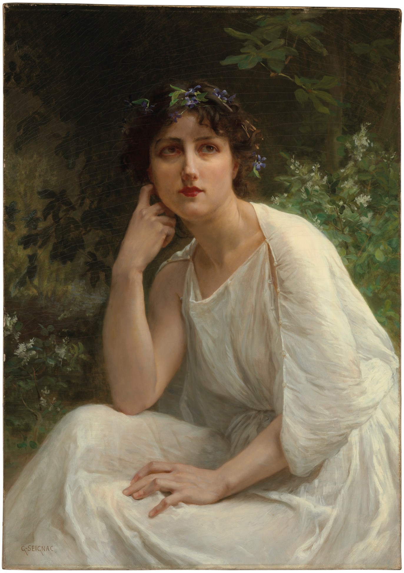 Guillaume Seignac (French, 1870-1929), Woman in White | Christie's