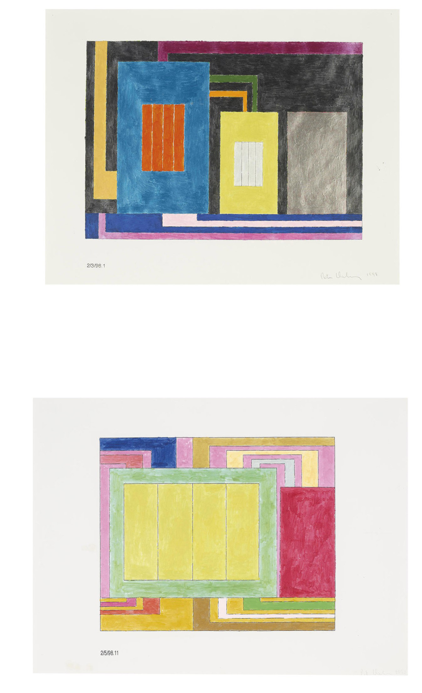 PETER HALLEY (B. 1953), Two works | Christie’s