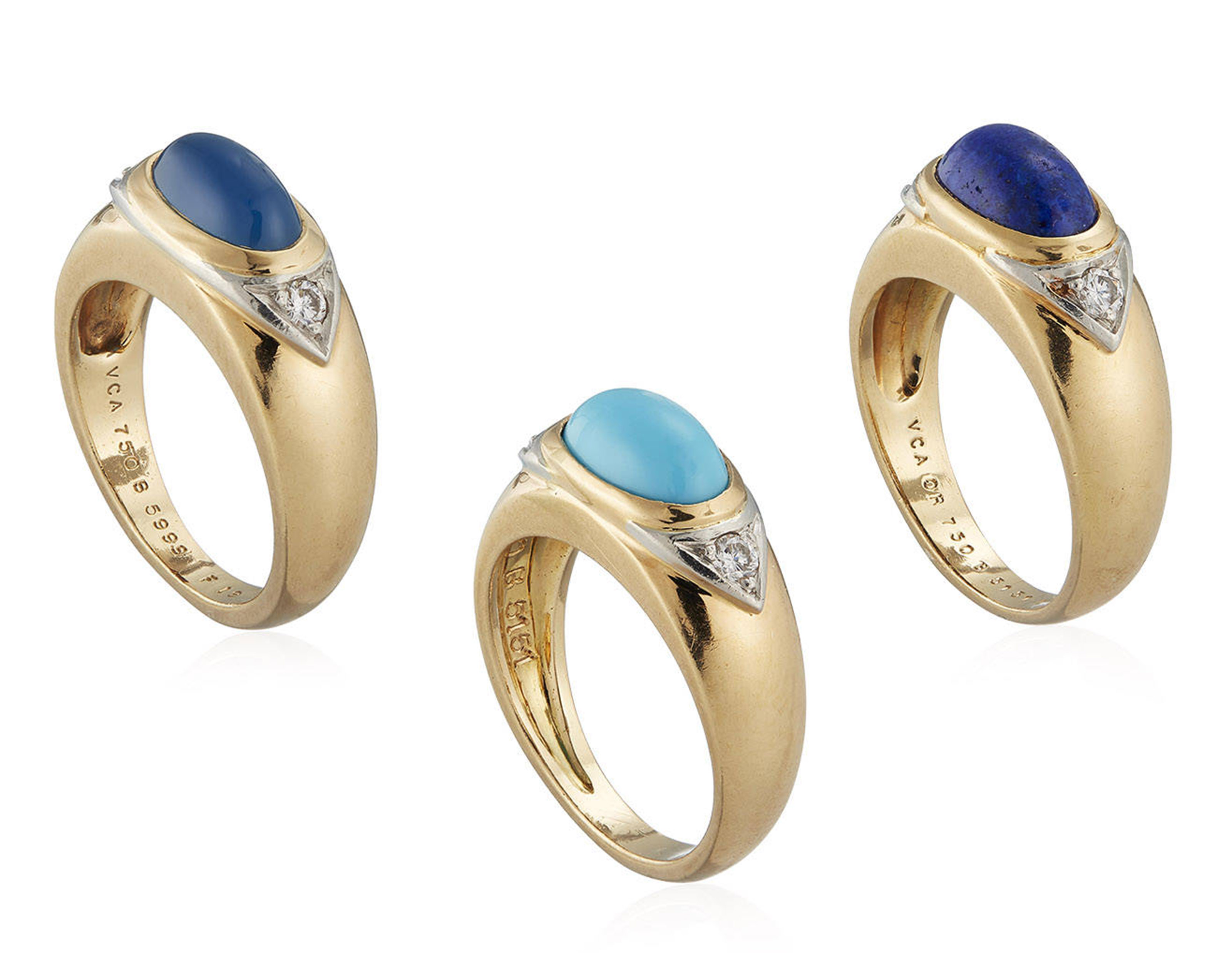 VAN CLEEF & ARPELS SET OF MULTI-GEM AND DIAMOND RINGS, | Christie’s