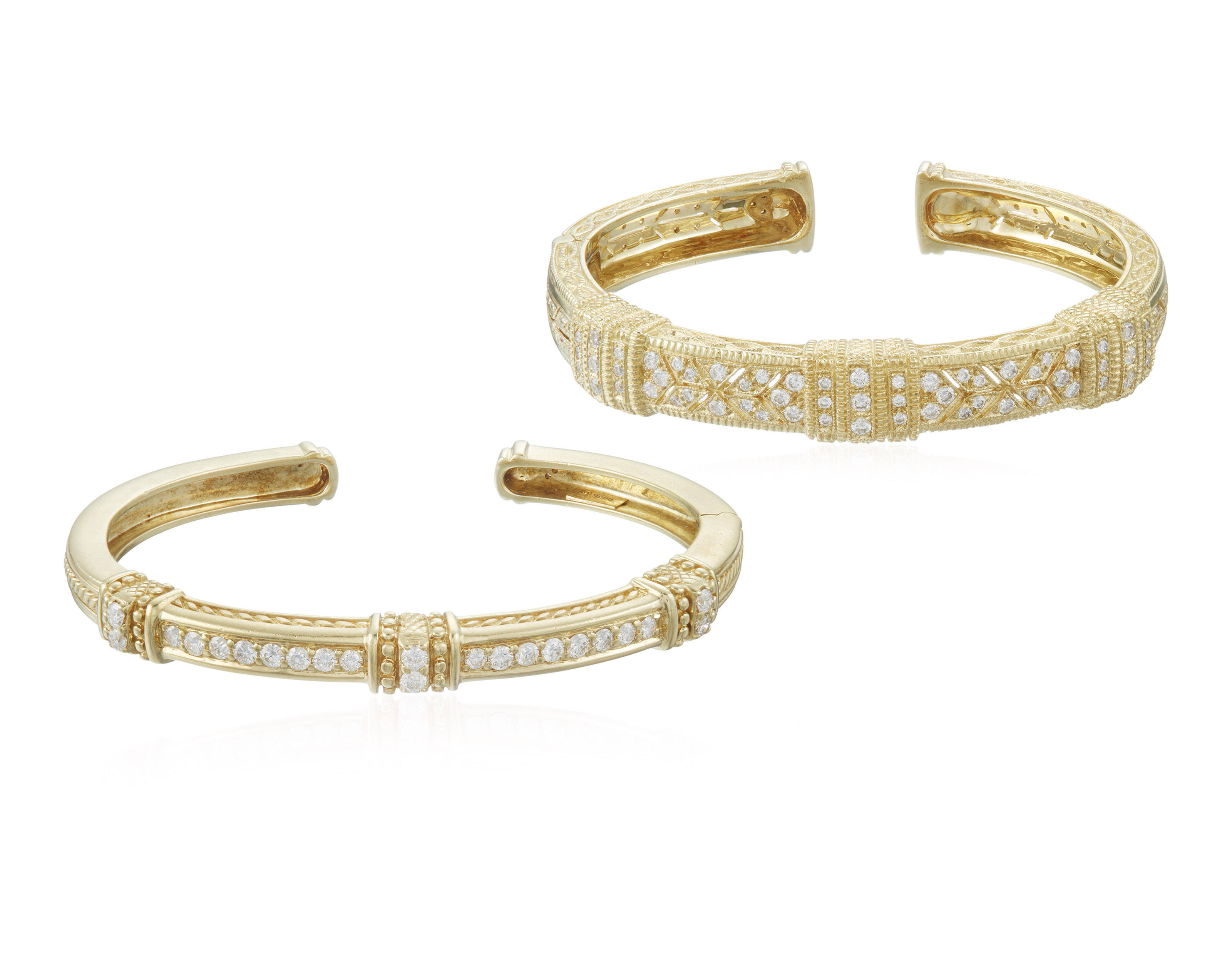 JUDITH RIPKA GROUP OF DIAMOND CUFF BRACELETS, | Christie’s
