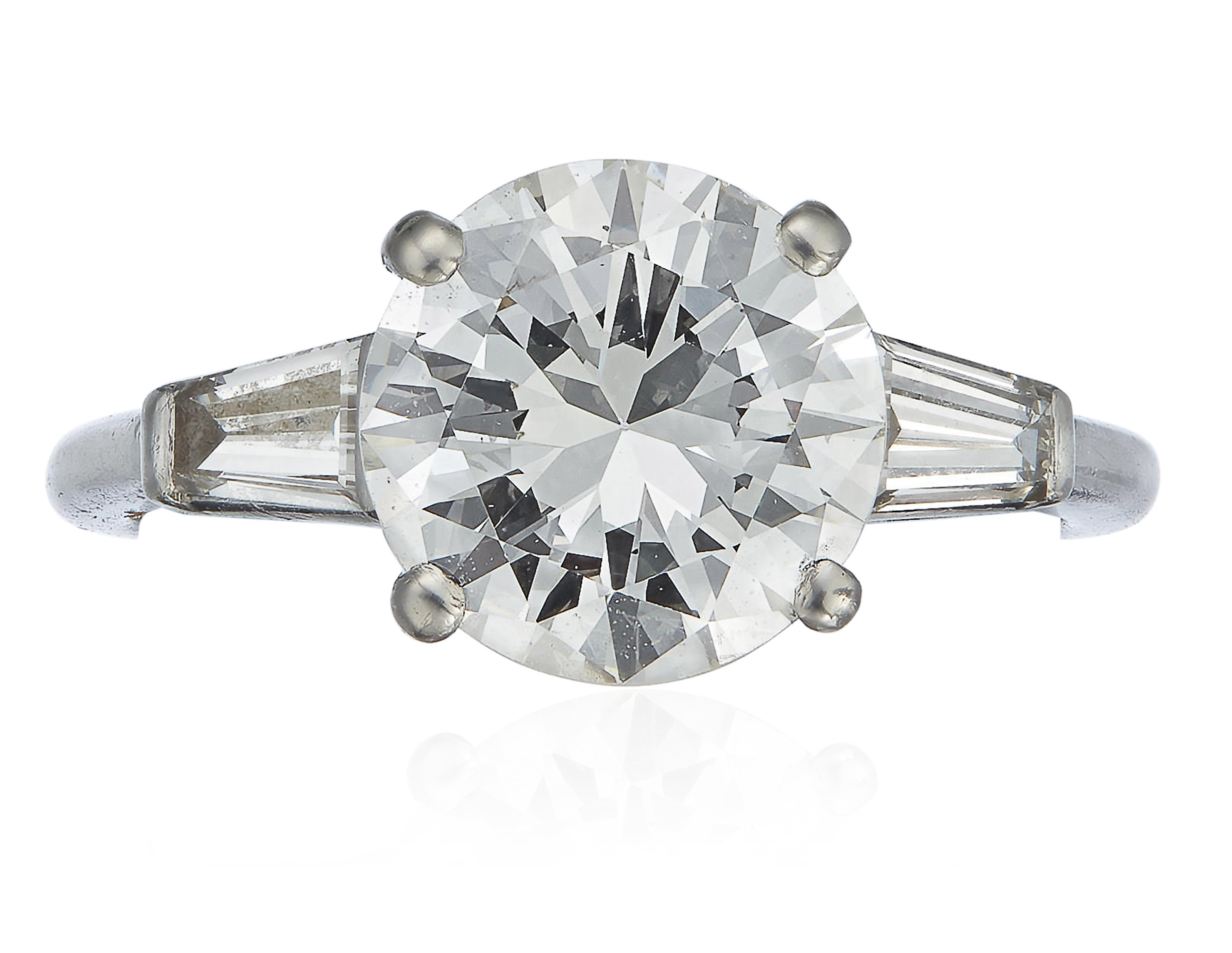 ROUND DIAMOND RING WITH GIA CERTIFICATE, | Christie’s