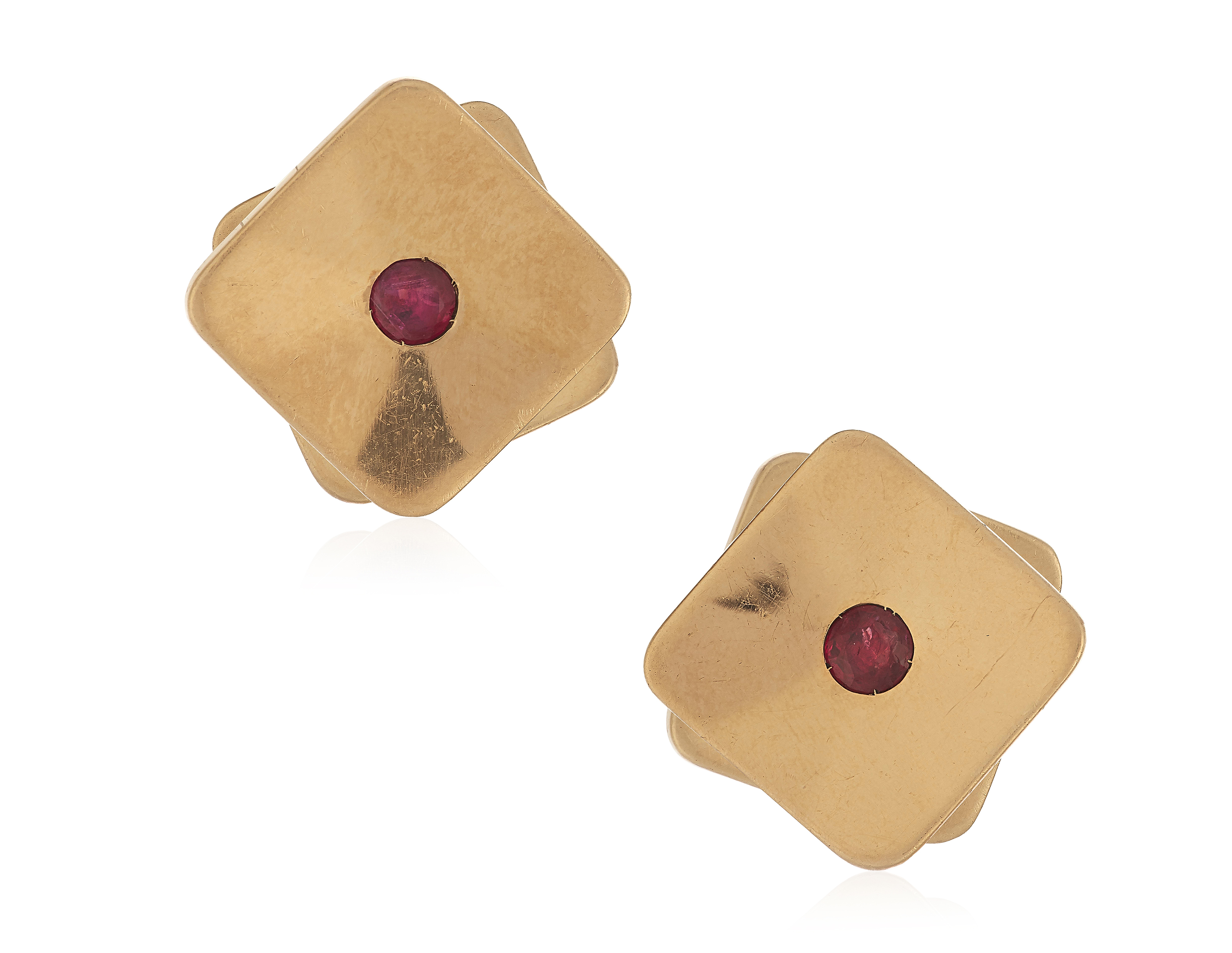 RUBY AND GOLD CUFFLINKS, | Christie’s
