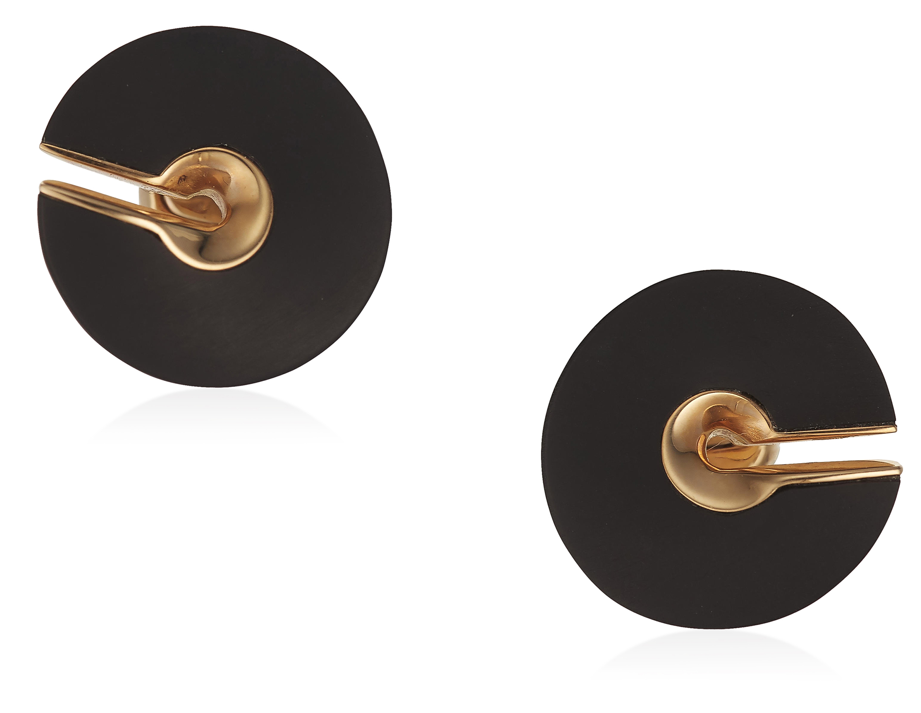 VHERNIER 'VERSO' JET CUFFLINKS, | Christie’s
