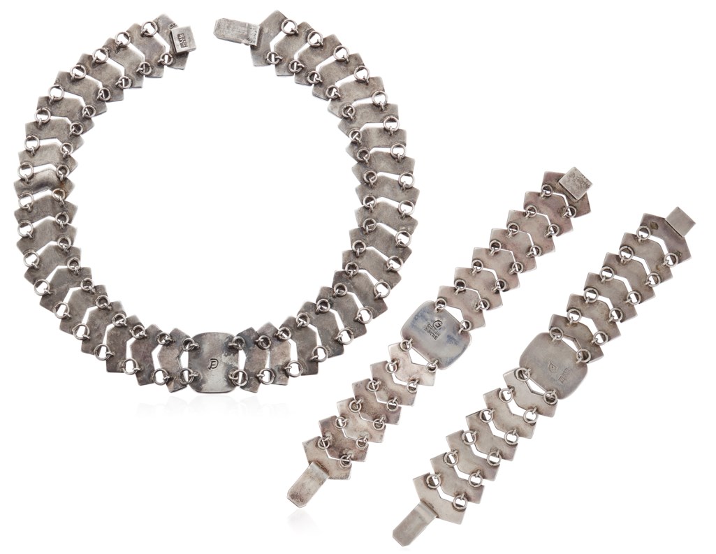 FRED DAVIS SET OF AMETHYST AND SILVER JEWELRY, | Christie’s