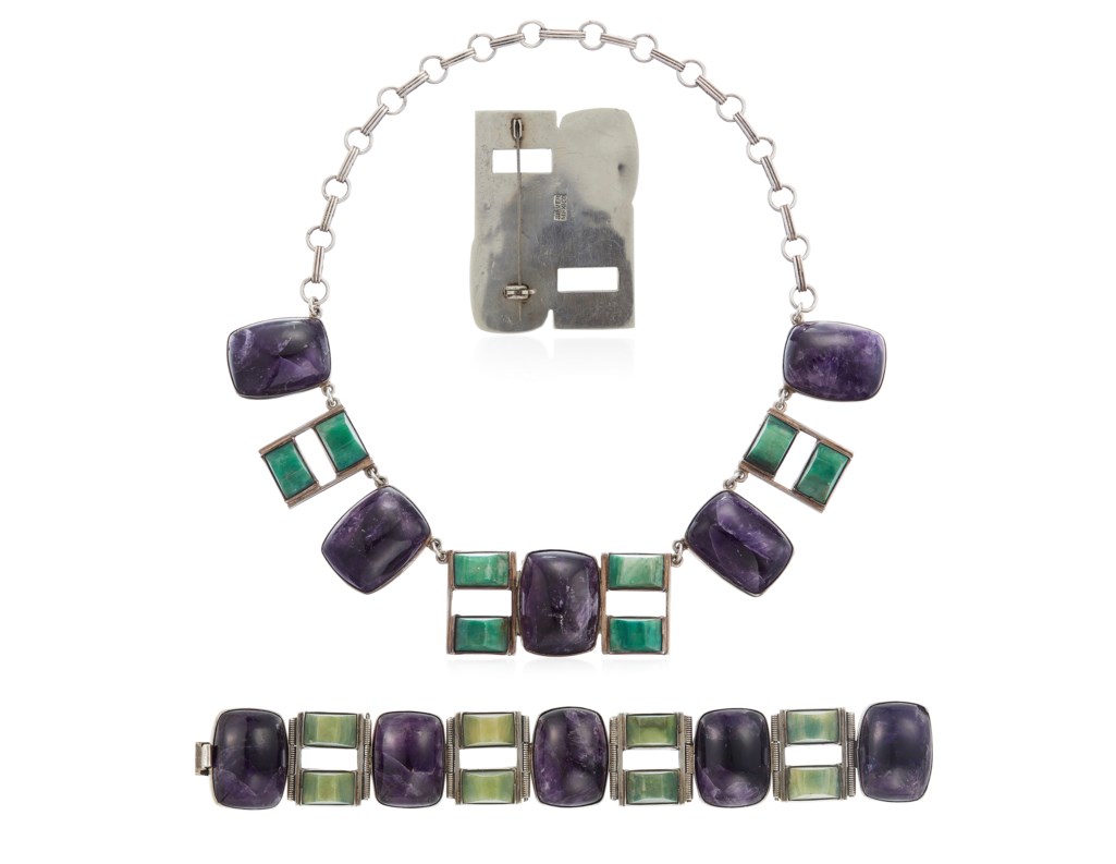 FRED DAVIS GROUP OF AMETHYST AND HARDSTONE JEWELRY, | Christie’s