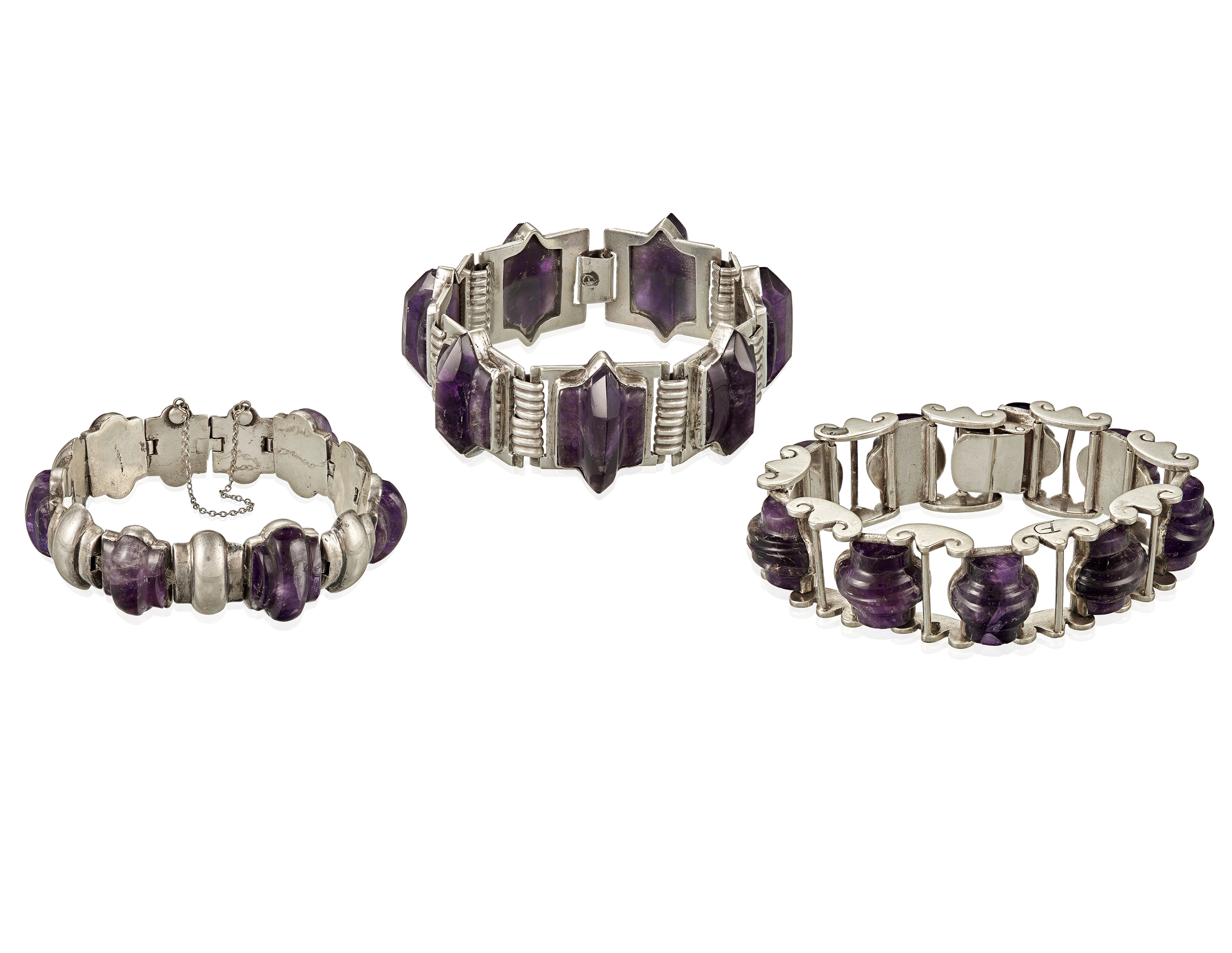 FRED DAVIS GROUP OF AMETHYST BRACELETS, | Christie’s