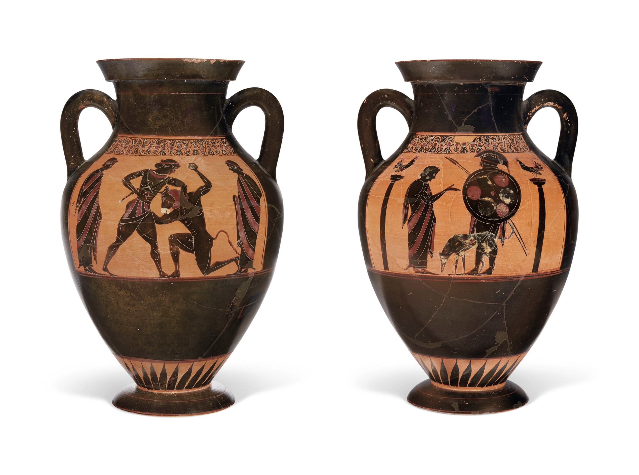 AN ATTIC BLACK-FIGURED AMPHORA (TYPE B)