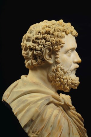 A ROMAN MARBLE PORTRAIT BUST OF EMPEROR DIDIUS JULIANUS, REIGN 193 A.D ...