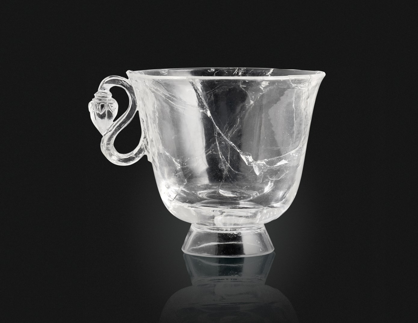 A CARVED ROCK-CRYSTAL CUP, INDIA, SECOND HALF 17TH CENTURY | Christie's