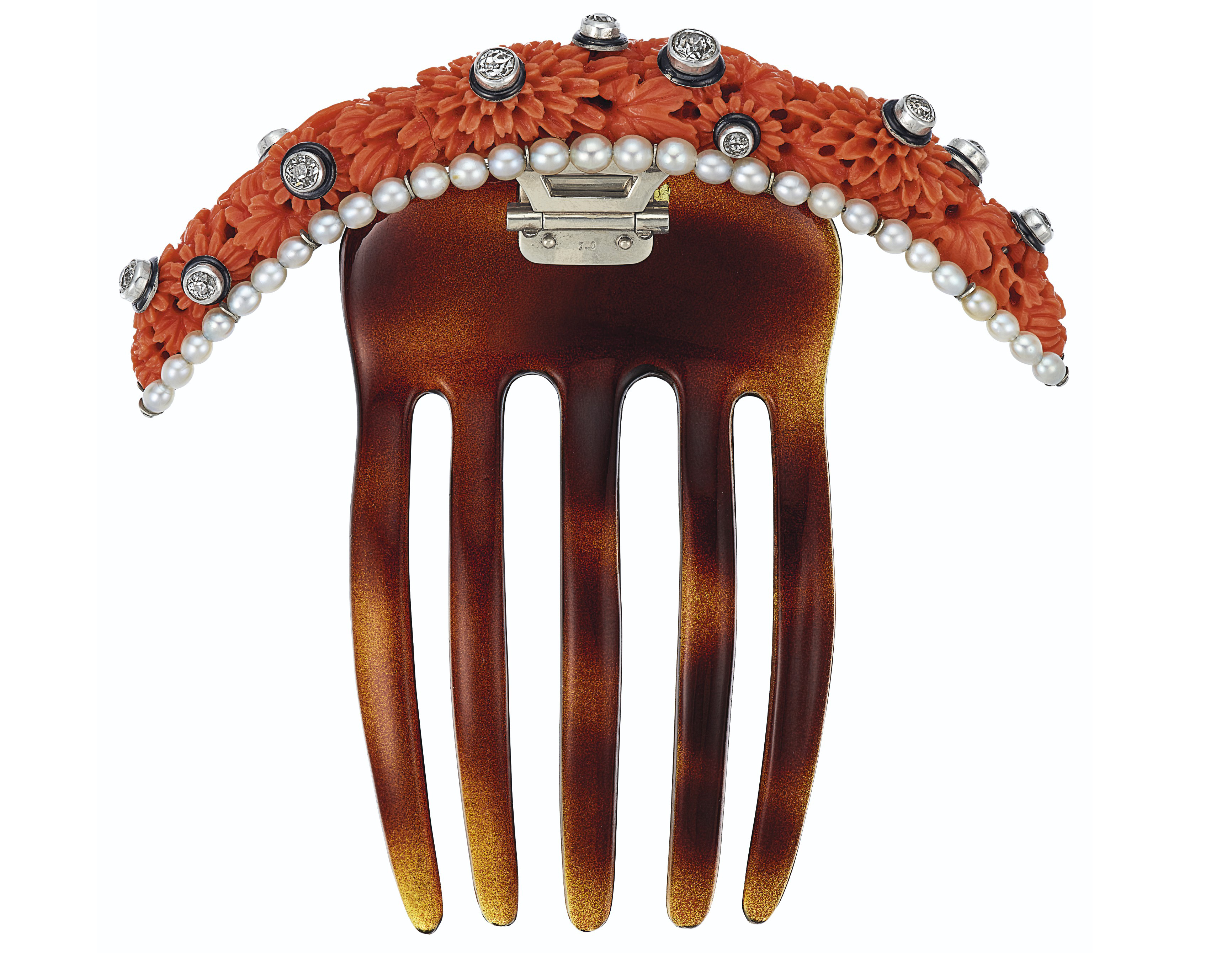 ART NOUVEAU ENAMEL AND HORN TIARA, RENÉ LALIQUE | Christie's