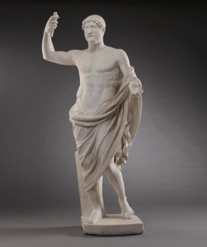 A ROMAN MARBLE STATUE OF THE EMPEROR HADRIAN, REIGN 117-138 A.D ...