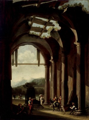 Viviano Codazzi (Bergamo c. 1604-1670 Rome), An architectural capriccio ...