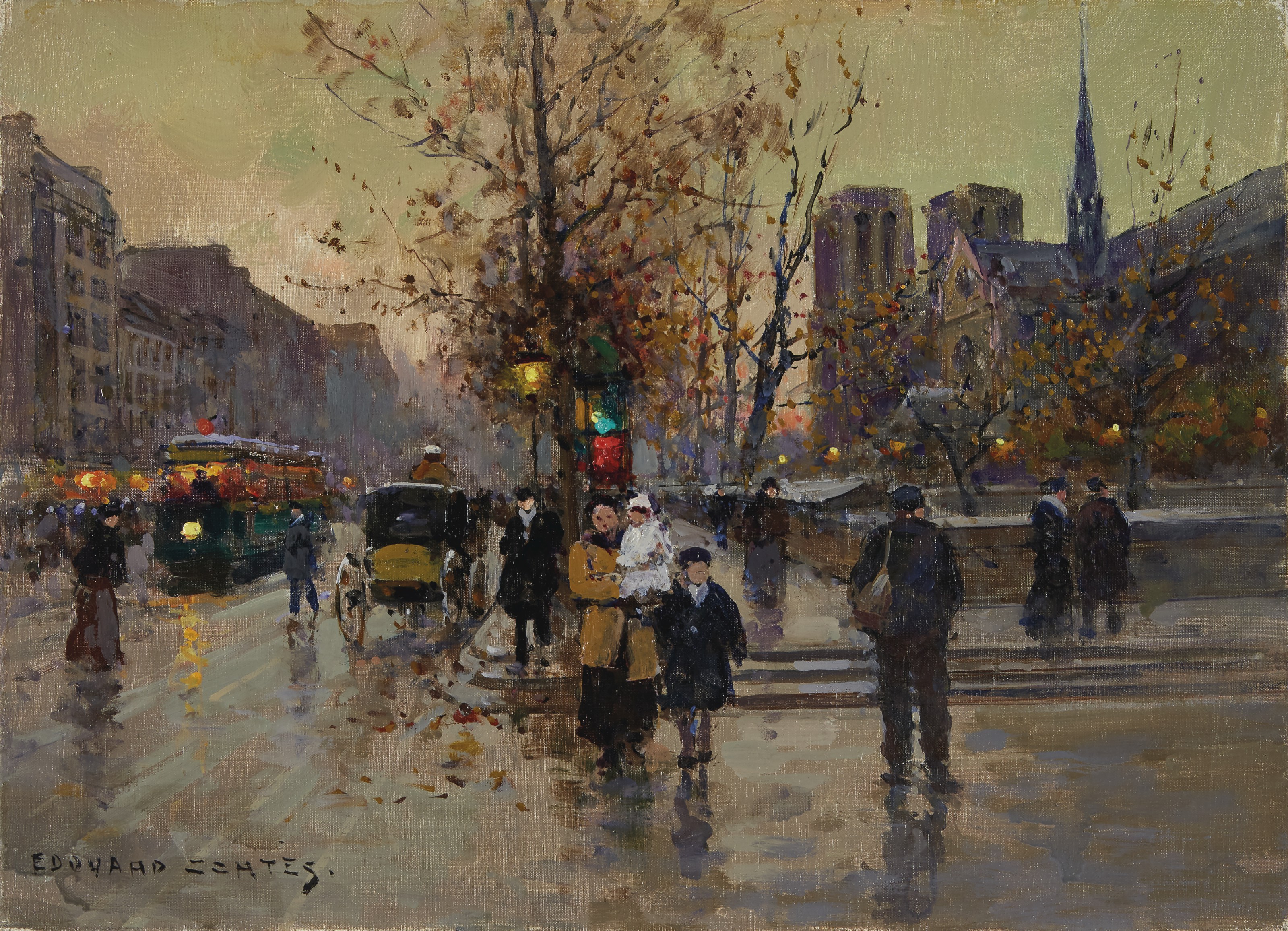 Edouard Léon Cortès (French, 1882-1969) , Notre Dame en Paris | Christie's