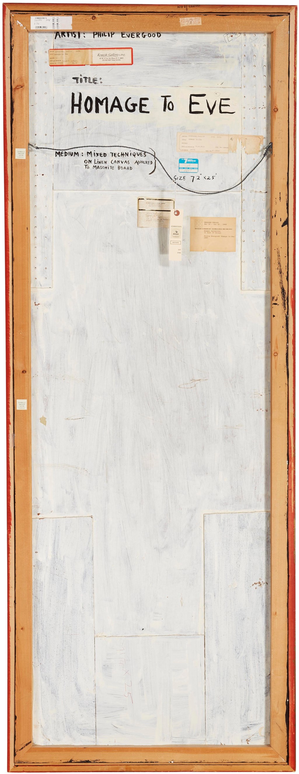 Philip Evergood (American, 1901-1973), Homage to Eve | Christie’s