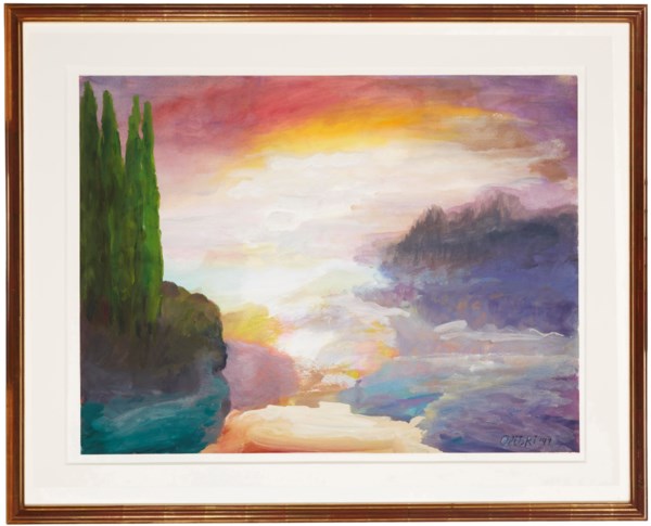 Jules Olitski (American, 1922-2007), Golden Tide | Christie’s