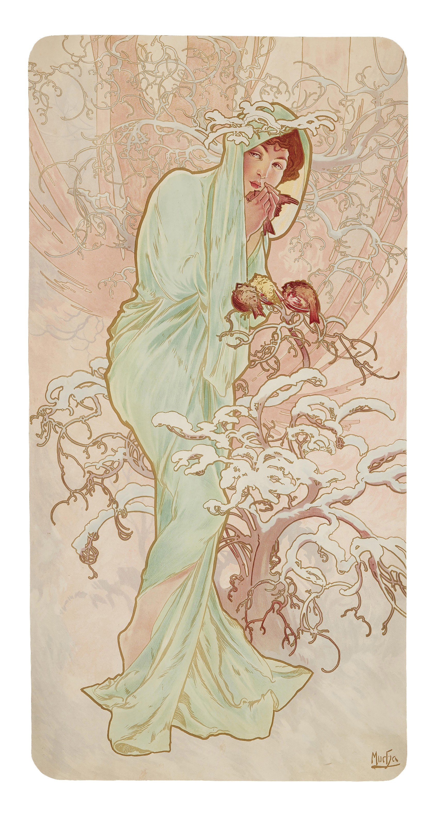 Alphonse Mucha (Czech, 1860-1939), Les Saisons | Christie’s