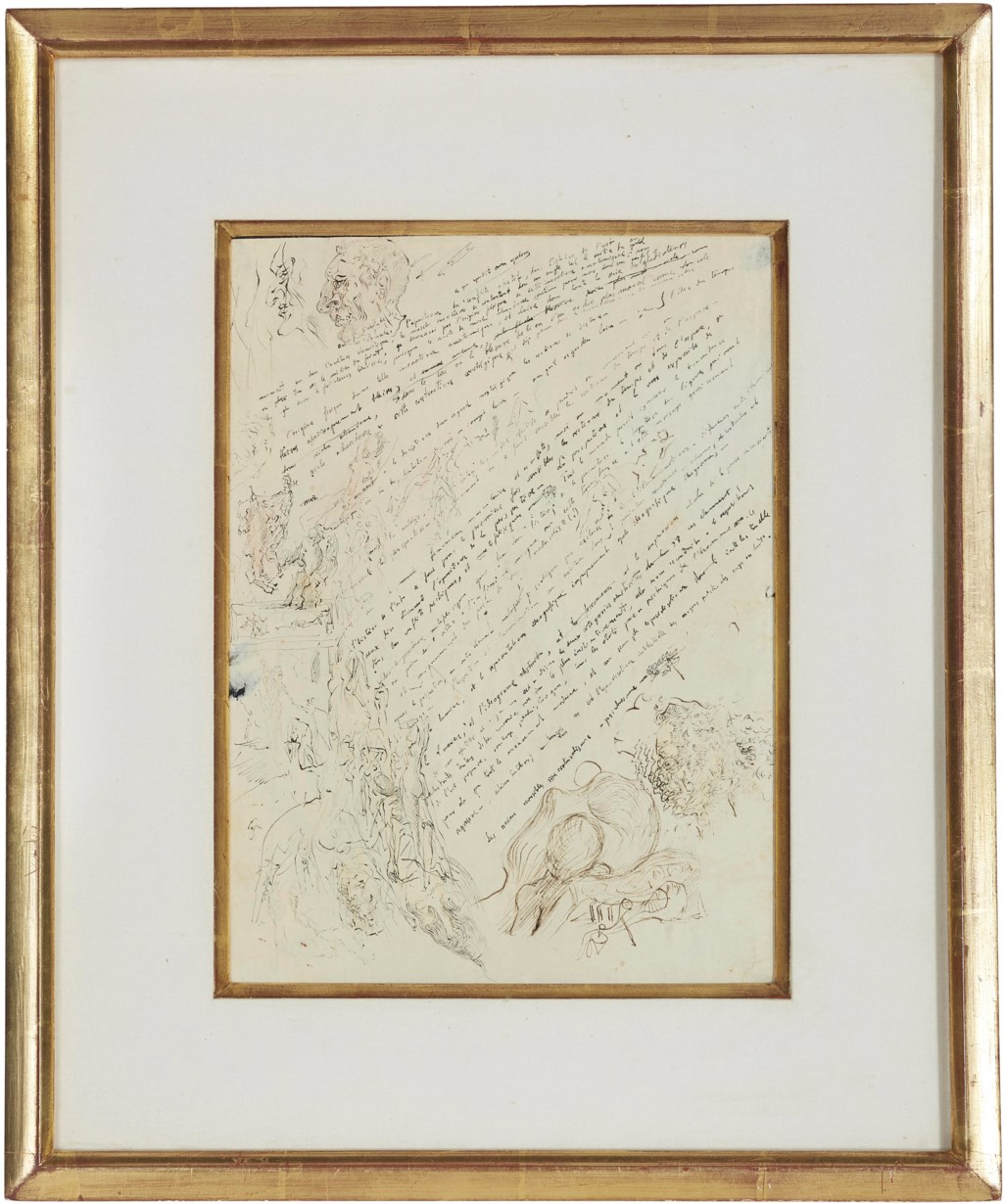 Salvador Dalí (Spanish, 1904–1989), Une lettre illustrée | Christie’s