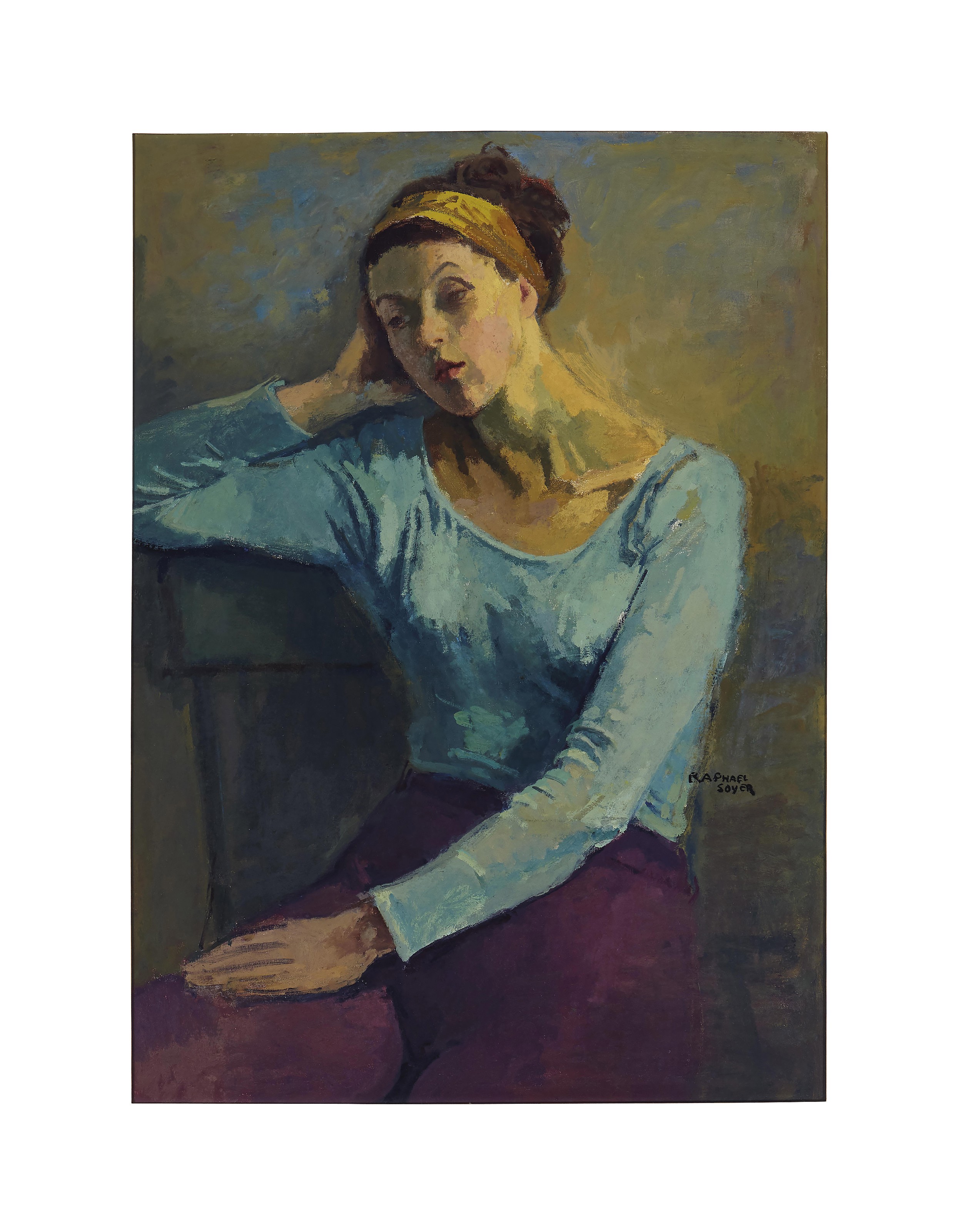 Raphael Soyer (American, 1899-1987), Study of the Dancer Valda | Christie’s