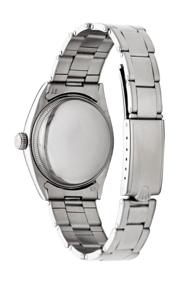 ROLEX, OYSTER PERPETUAL WITH FOUR DIAMOND-SET INDICES, REF. 6084 ...